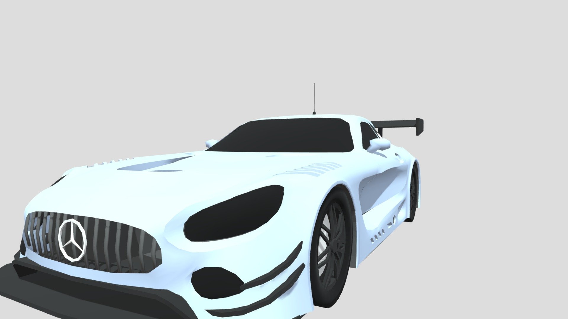AMG GT3 - 3D model by paken0613 [e7a0fe2] - Sketchfab