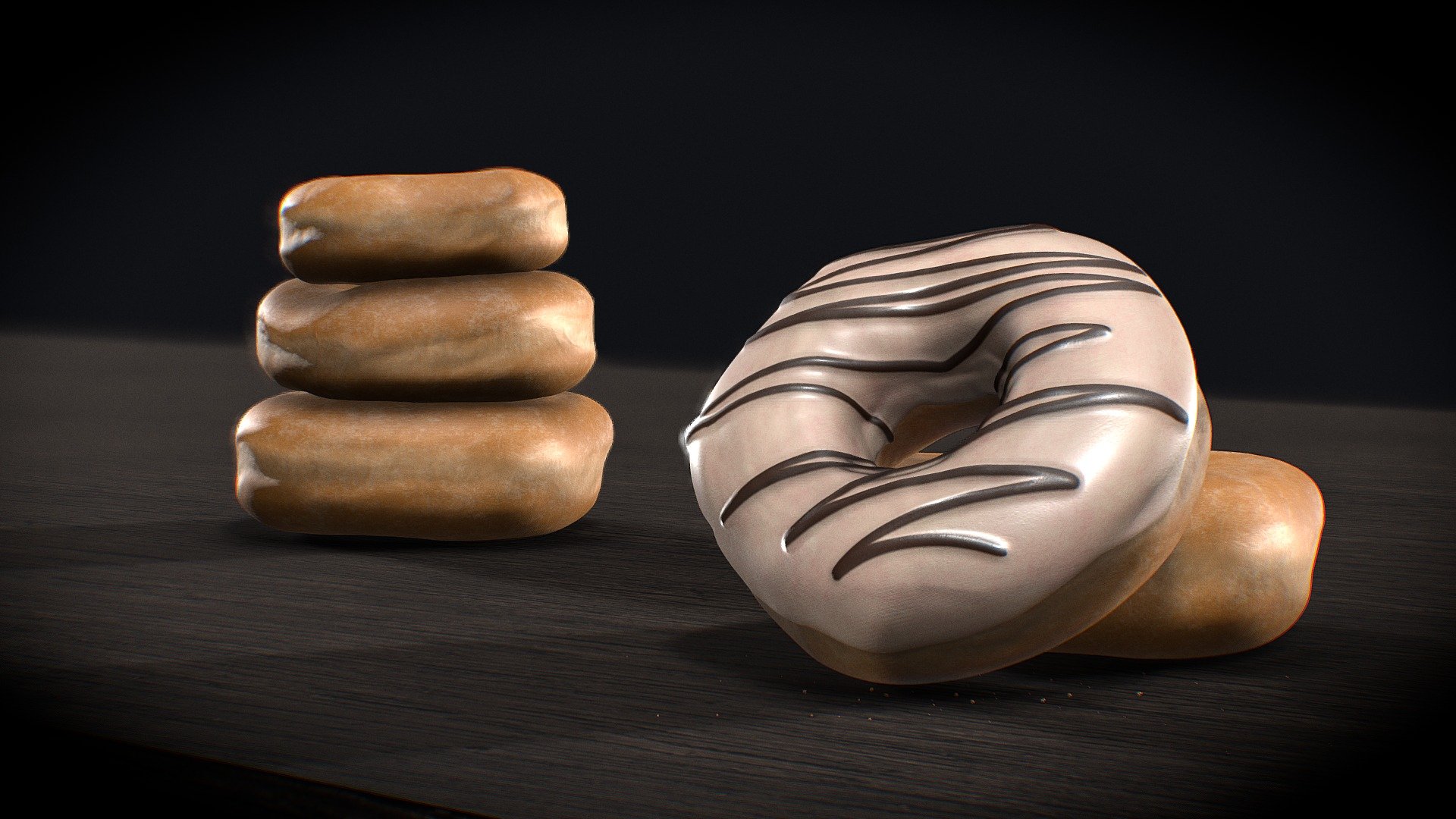 McCafe Doughnuts - Download Free 3D model by Qutiix (@joshiisshh ...