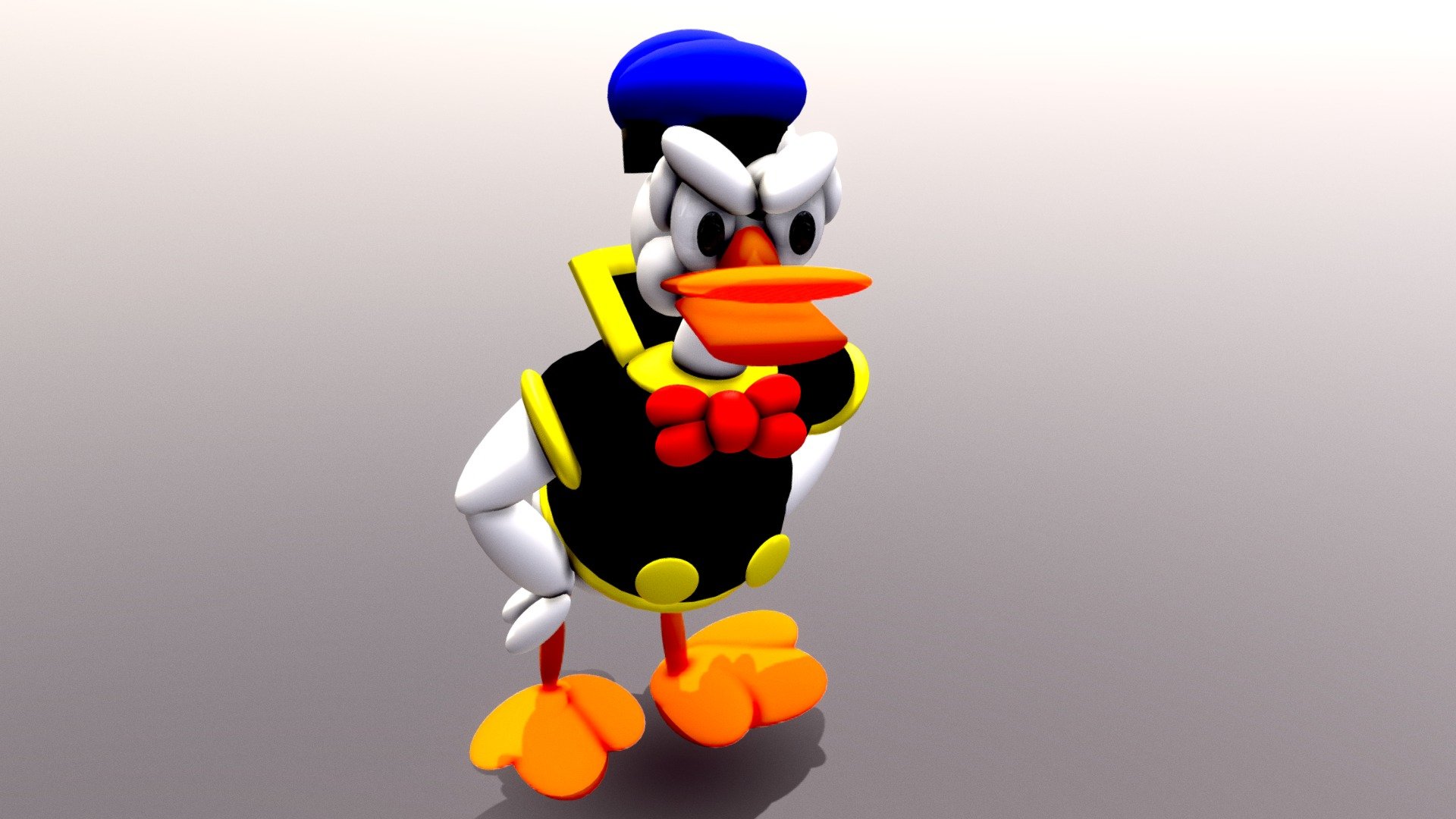 SSD Simple Shapes Donald - 3D model by Einar (@1AR) [e7a315f] - Sketchfab