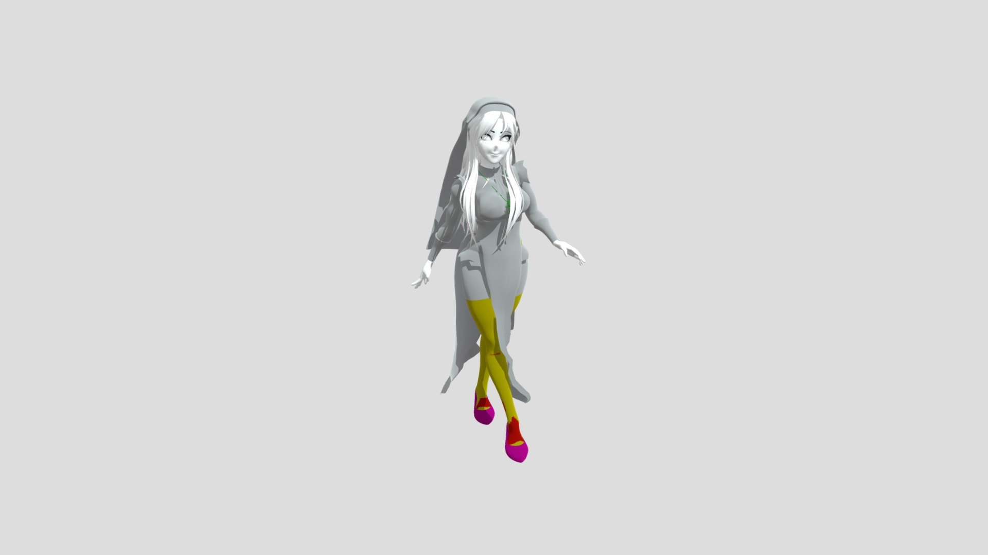 Nun - 3D model by raincat054 [e7a765f] - Sketchfab