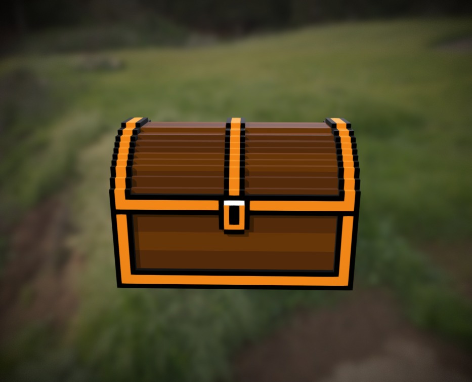 Voxel Chest - 3D model by HungryManster [e7a8479] - Sketchfab