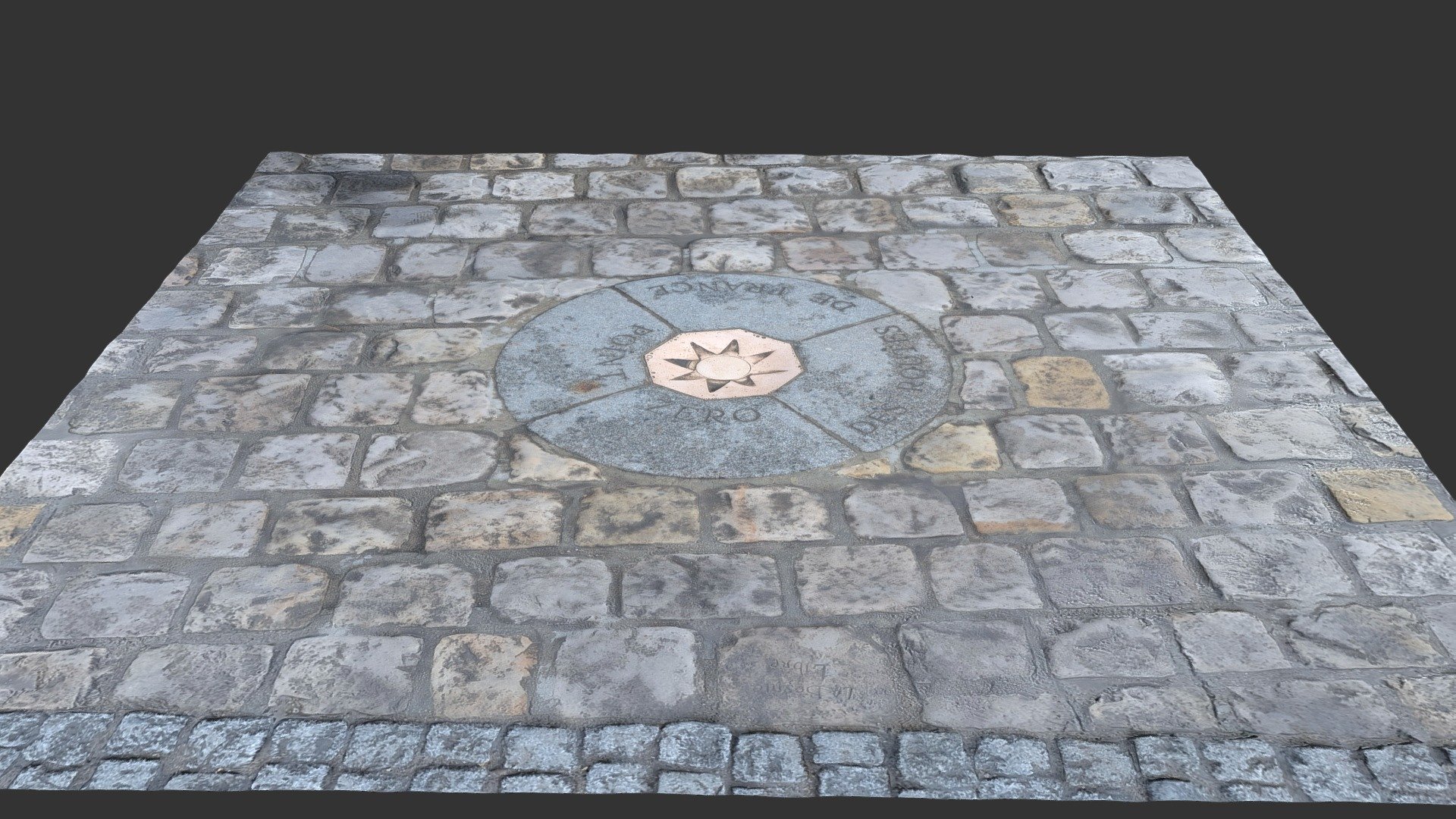 France Kilometer Zero - 3D model by Maurice Svay (@mauricesvay ...