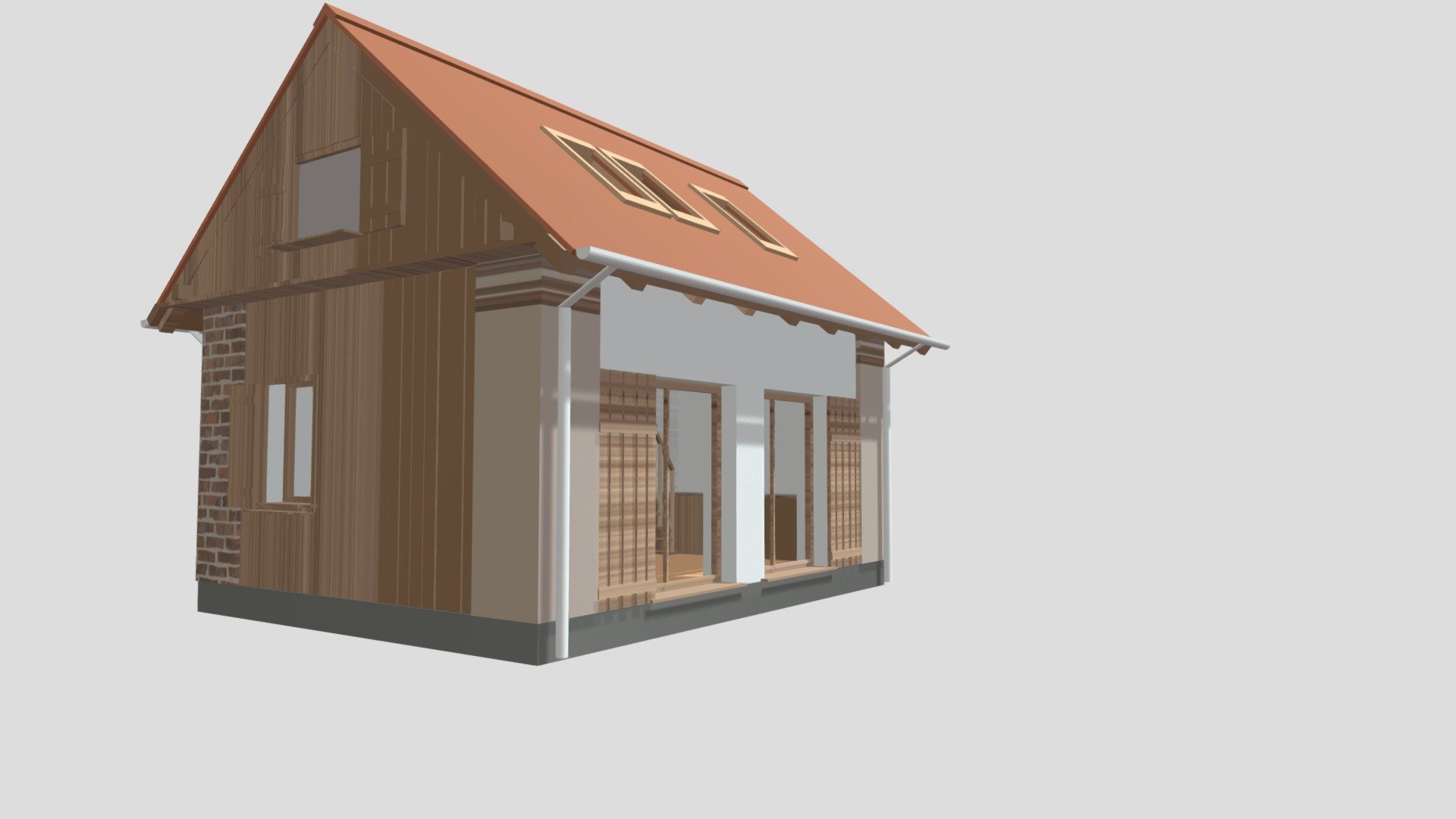 Barn House Small - 3D model by Patrycja.Kaczmarczyk [e7aae09] - Sketchfab