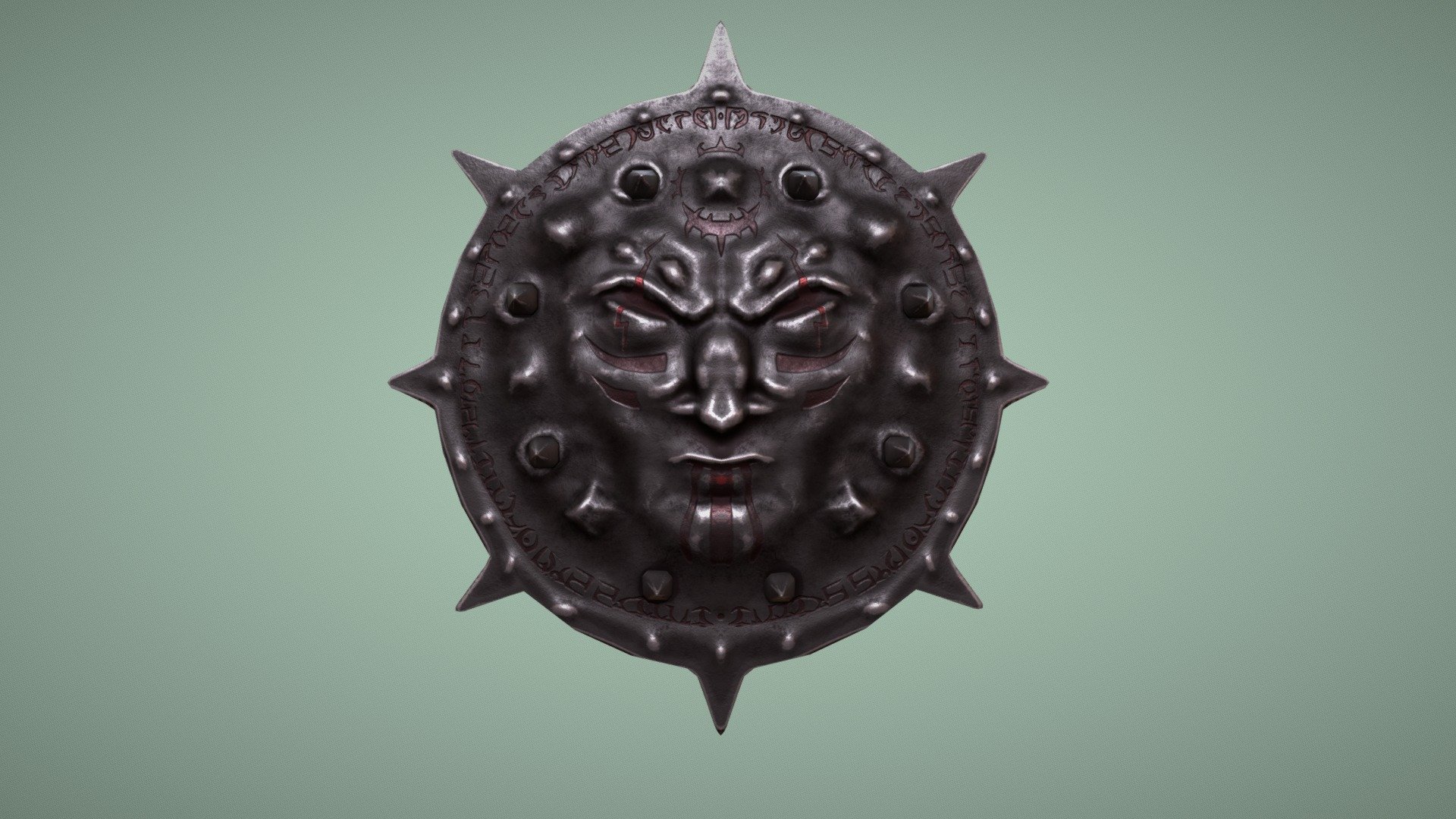 Daedric Shield - 3D model by Tobias_Gronlund [e7ab403] - Sketchfab