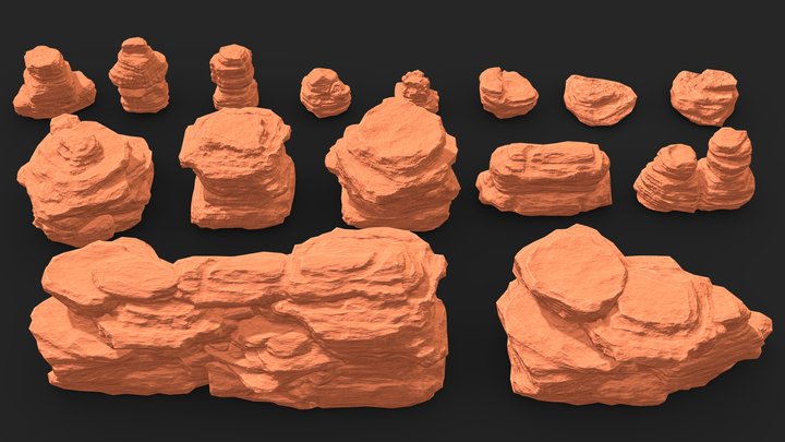 Stone 3D models - Sketchfab