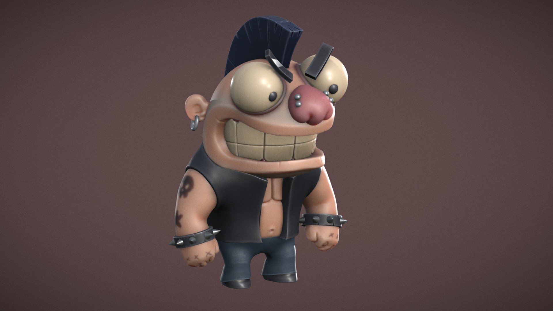 Jan 13 Punk - 3D model by moxstudios [e7ac765] - Sketchfab