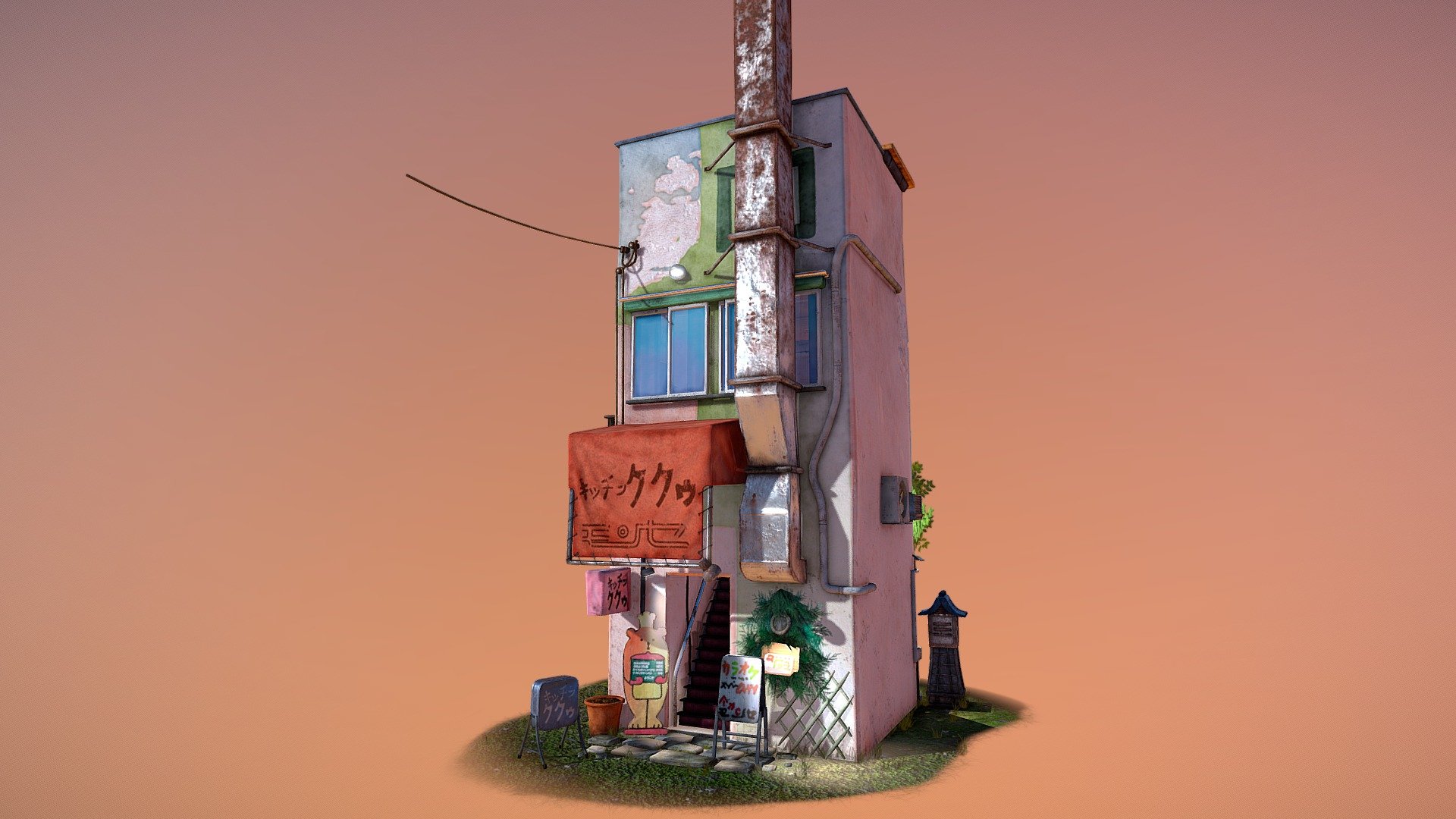 Tokyo Storefronts - 3D model by EddieEdwin [e7af193] - Sketchfab