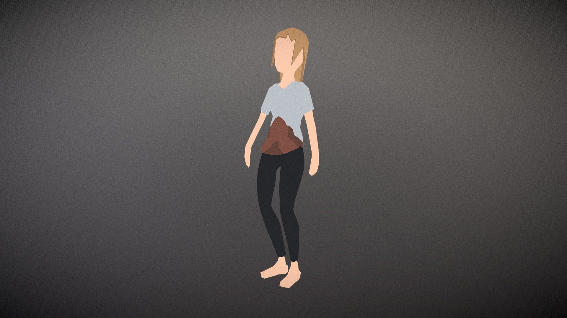 Dance Girl lowpoly - 3D model by DeCloud (@deizeshot) [e7af549] - Sketchfab
