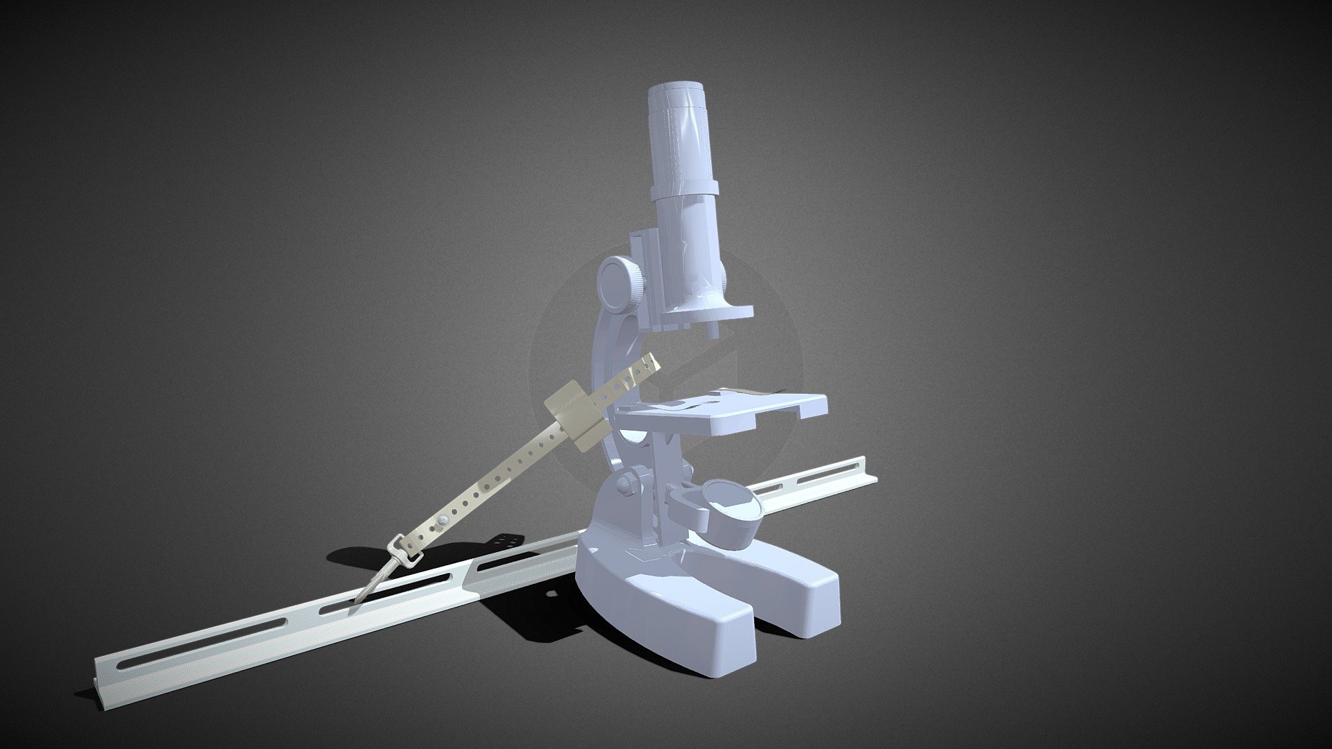STP-200-11E (Microscope Quick Release w/ Rail) - 3D model by SAFE-T ...
