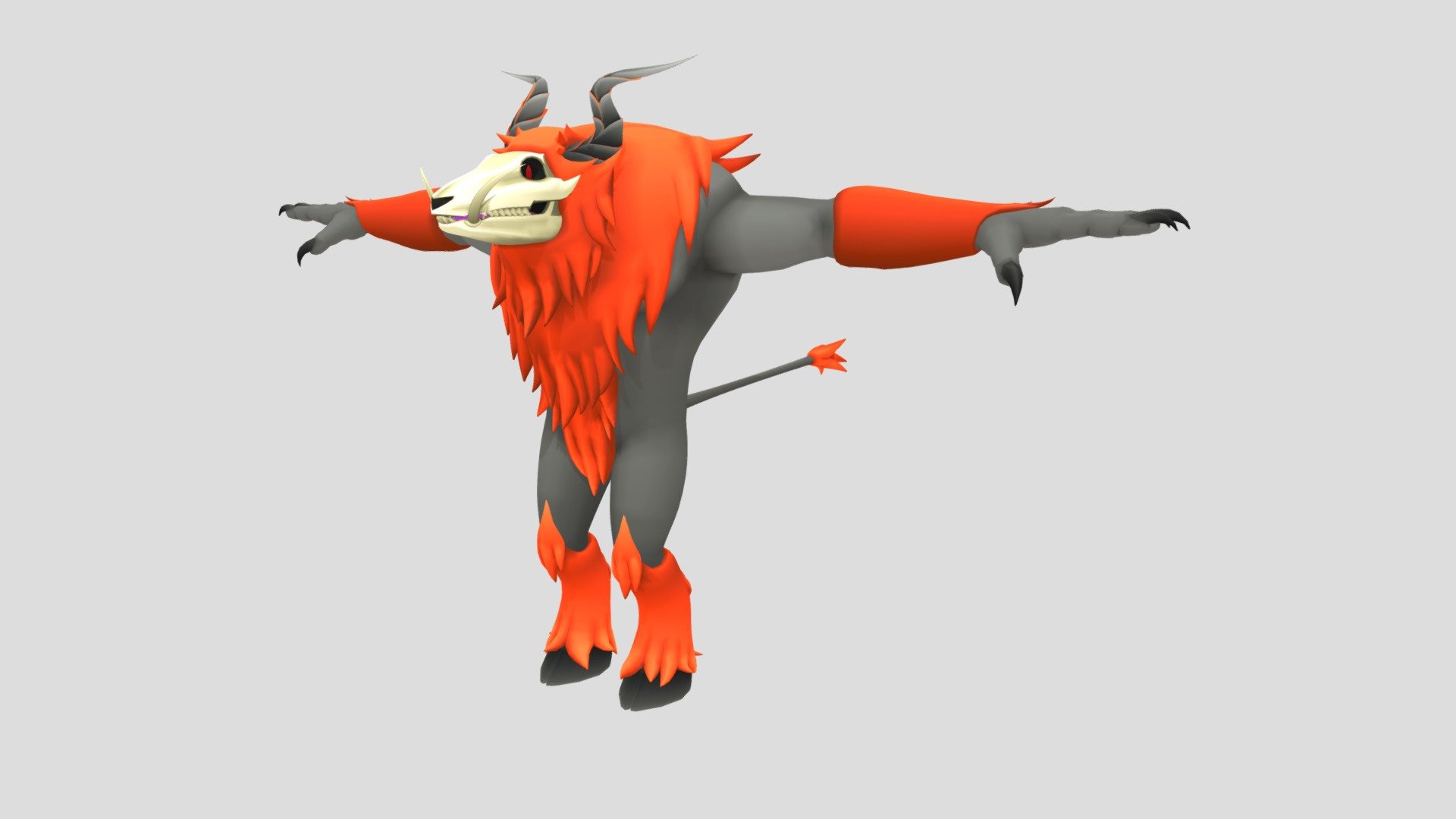 Deathcore Demon - Game Character - 3D model by Dyspie [e7b1195] - Sketchfab