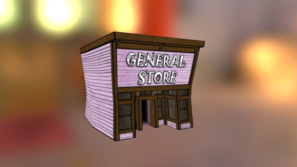 General Store - 3D model by cdaz [e7b18a0] - Sketchfab