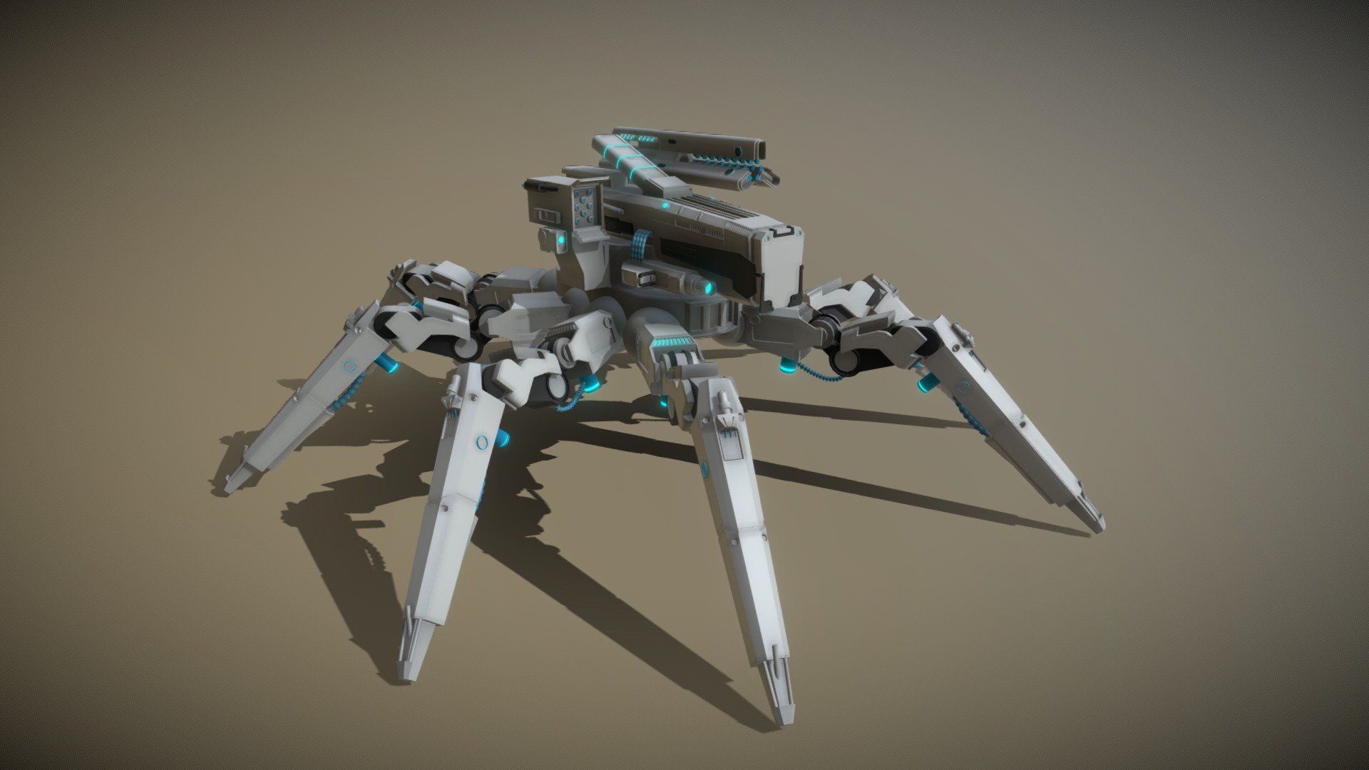 Spider Mech V2 - Download Free 3D model by Preview_Tempest [e7b20d5 ...
