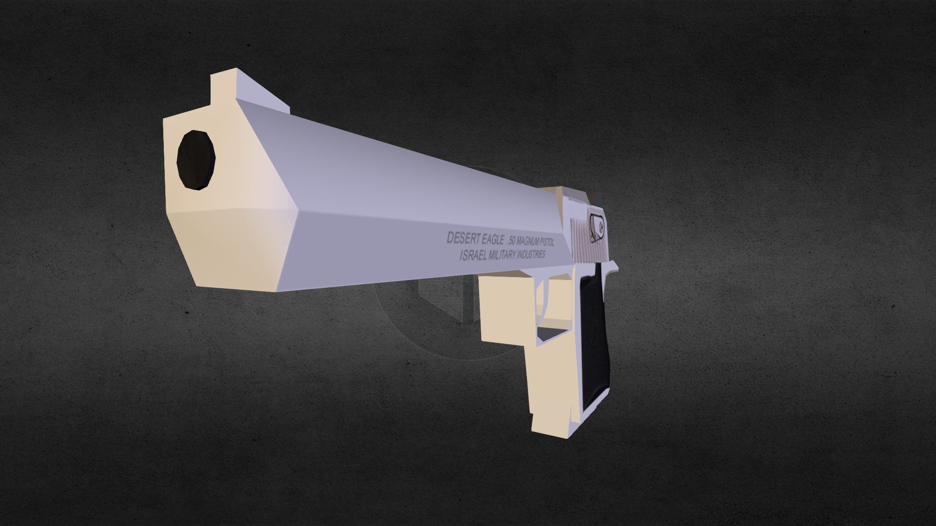 Deagle förbättrad - 3D model by glasharry [e7b3b24] - Sketchfab