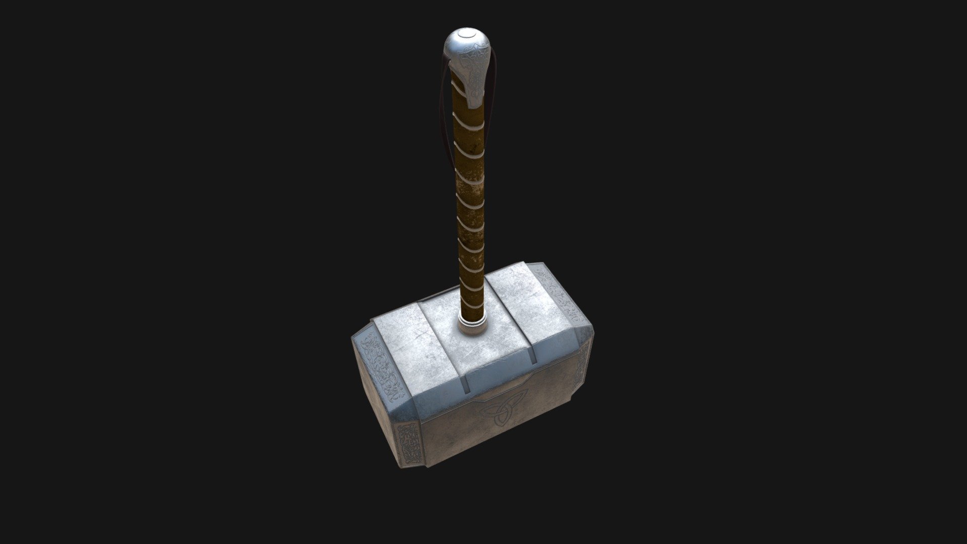 Mjolnir - 3D model by sbtremblay [e7b4654] - Sketchfab