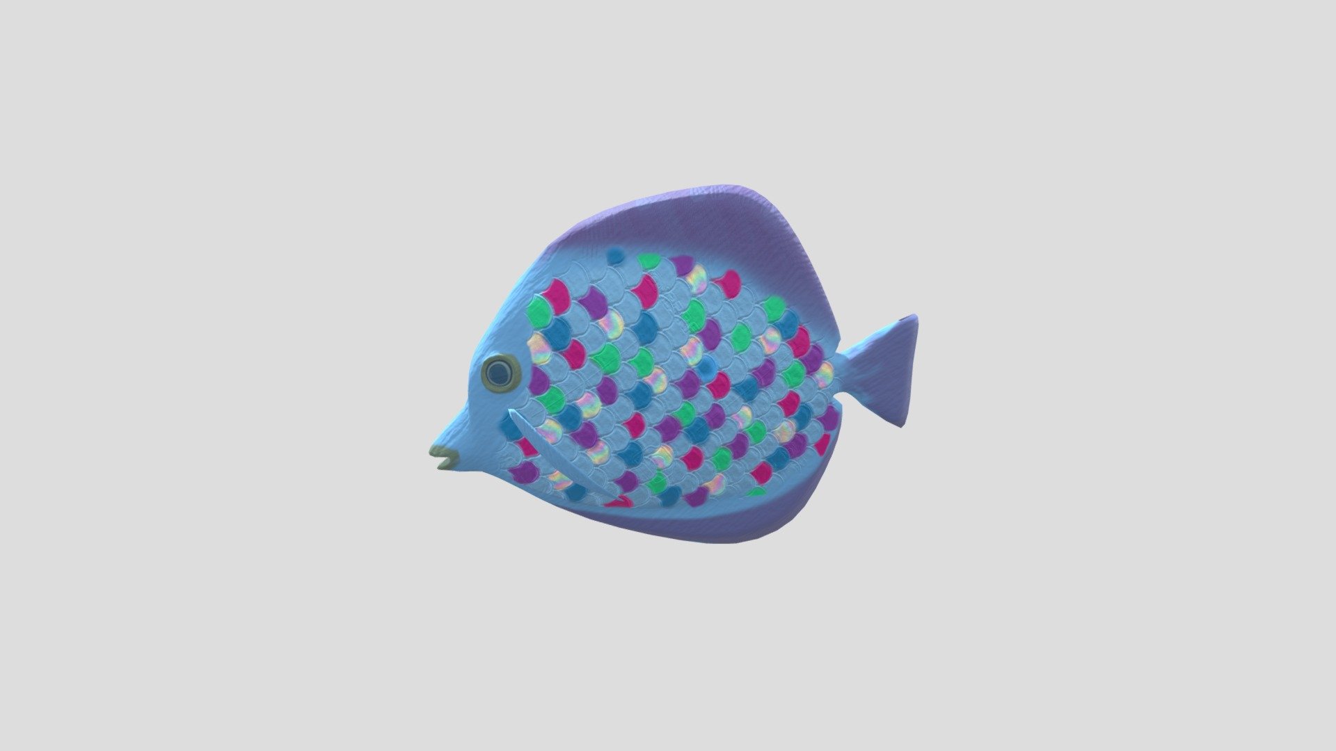 Rainbow Fish - 3D model by ahpritchard [e7b5b75] - Sketchfab