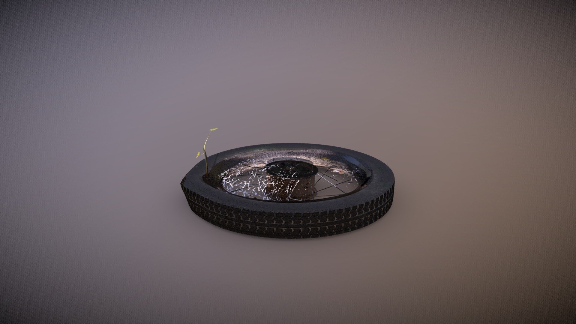 Old Wheel - Download Free 3D model by konstantin7k [e7b8b55] - Sketchfab