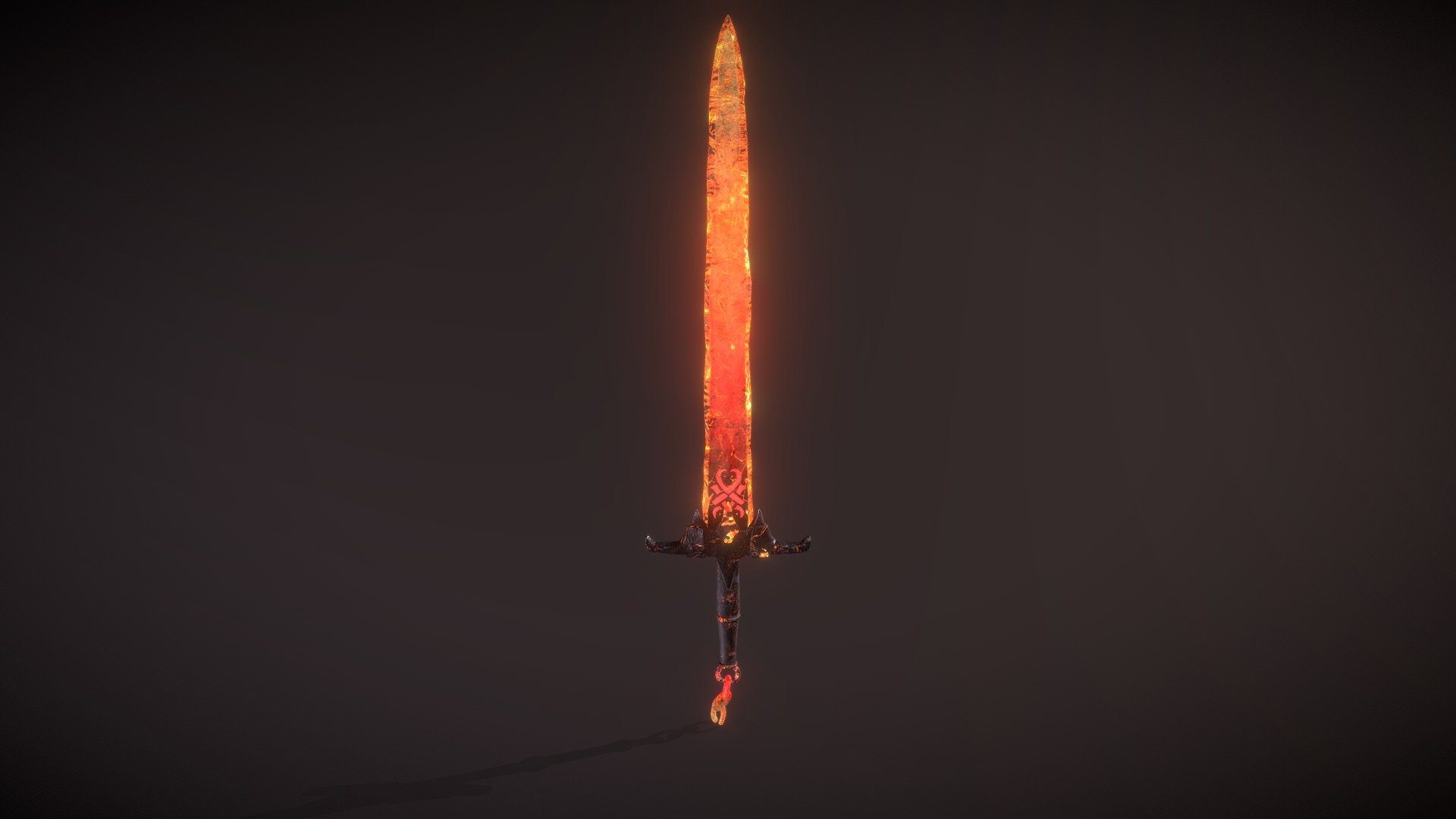 Game Ready - Lava Sword - 3D model by Levi (@levicy) [e7ba5b0] - Sketchfab
