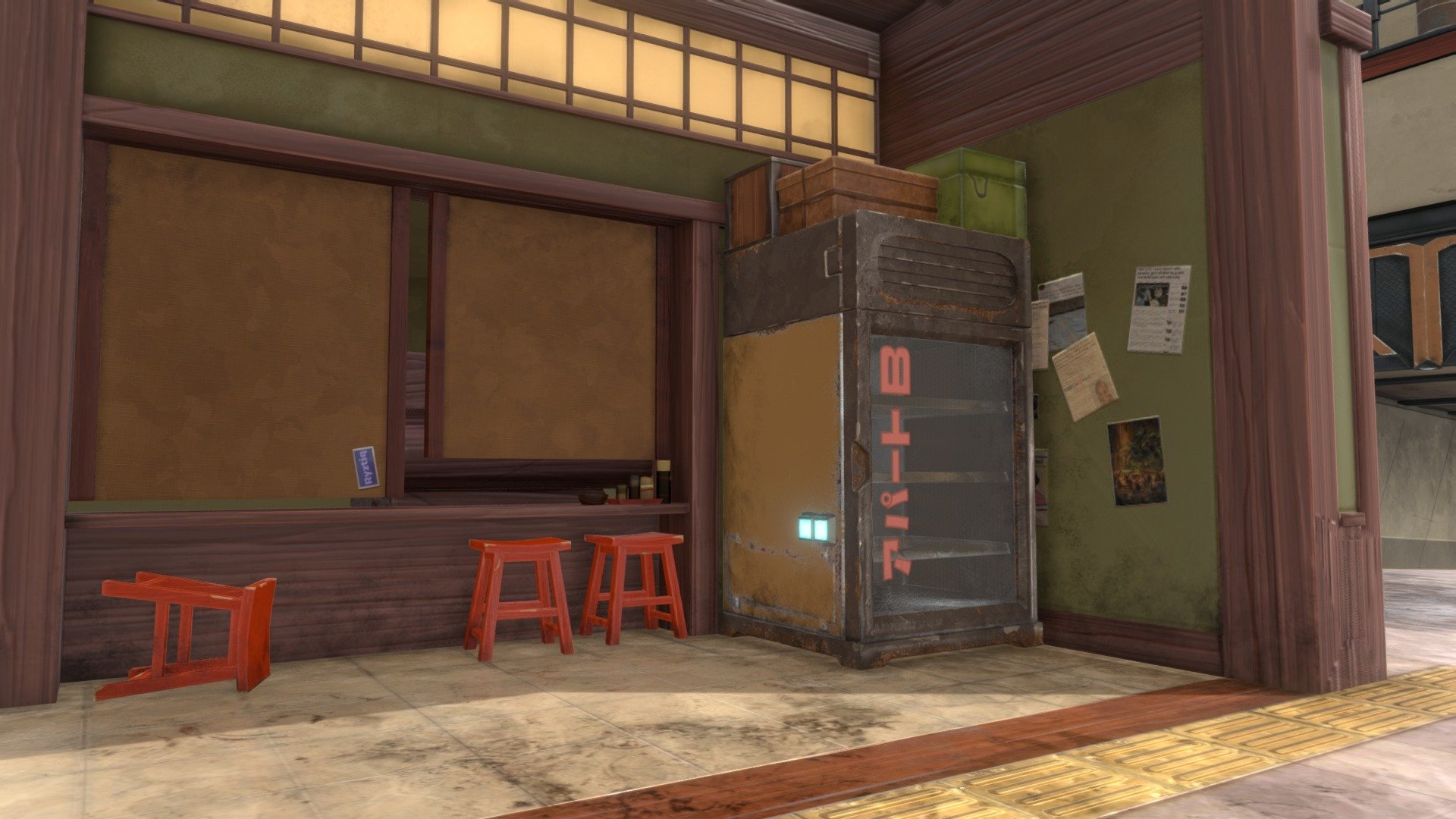 Valorant Sushi Shop - 3D model by Ryztiq [e7bcdf4] - Sketchfab