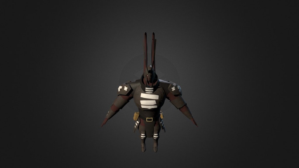 Enemy Model - Final Textures - 3D model by Garrett McKenney (@Eliwood10 ...