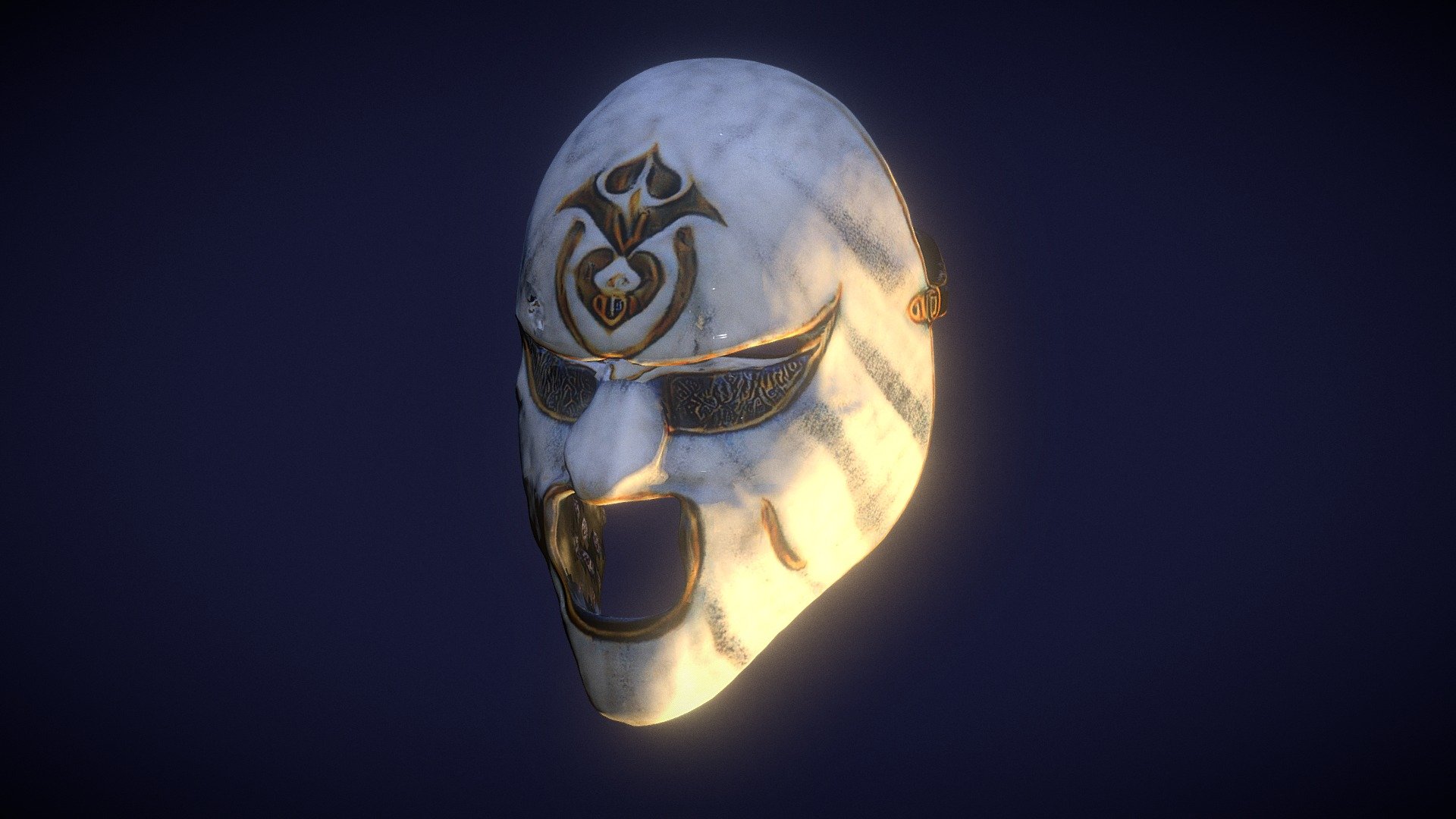Mask of the Forbidden One - 3D model by BlueGhost (@sumanthsshet ...