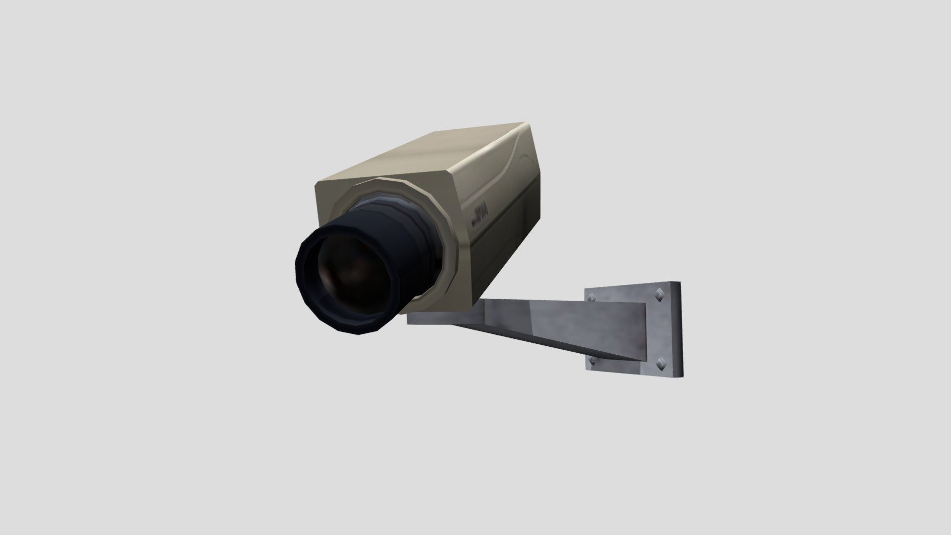 Low-poly CCTV Camera - Download Free 3D model by Microchip (@aidenldev ...