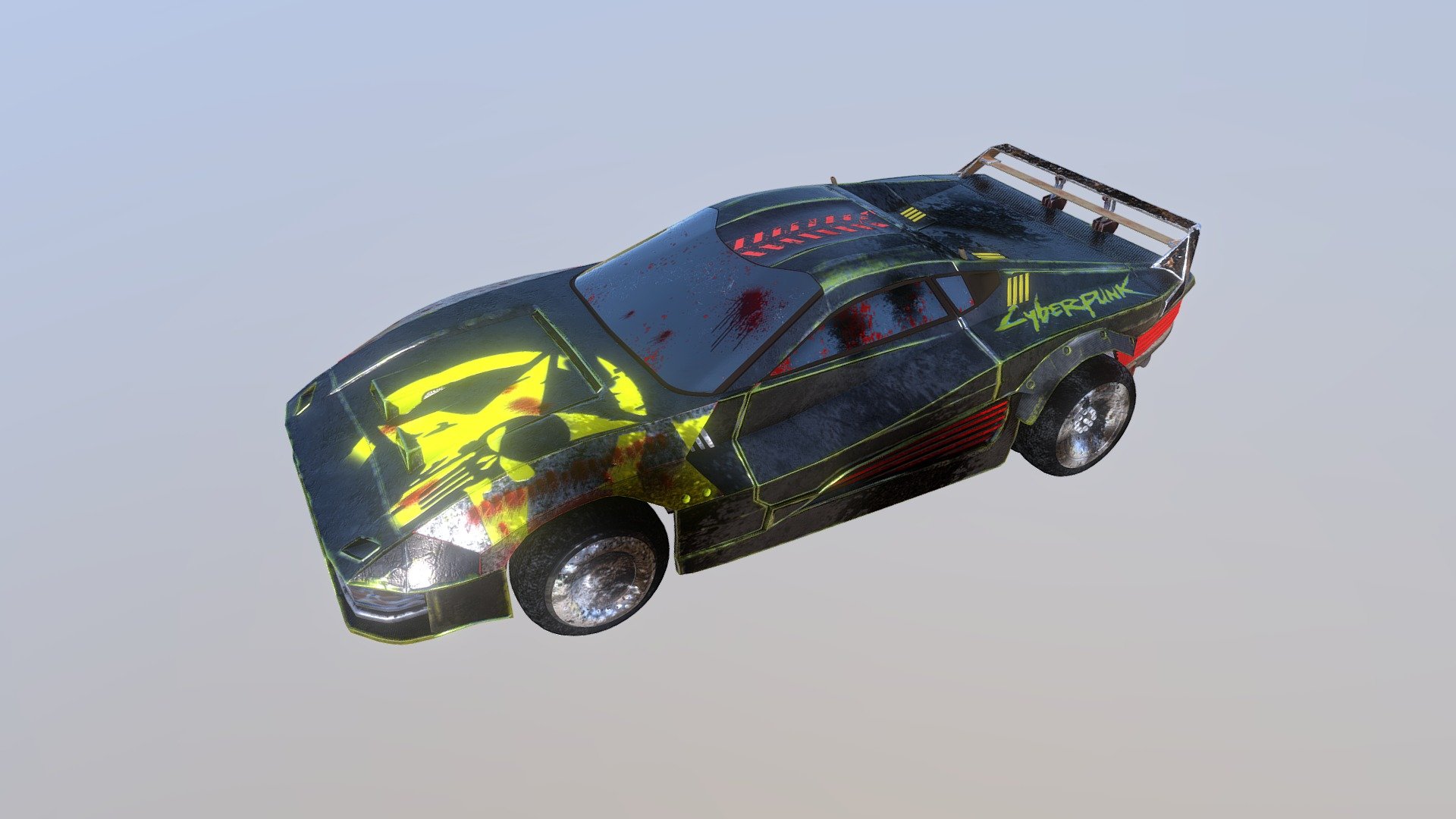 Quadra V- Tech Cyberpunk Car - 3D model by Shaikh Rumaan (@sk.rockerman ...