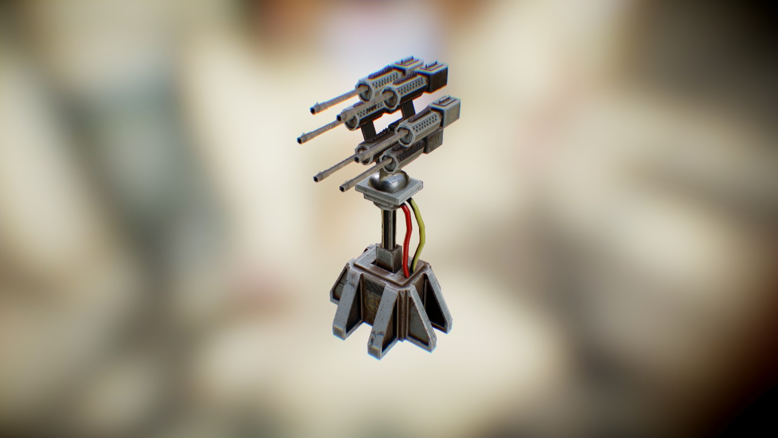 Low Poly Mega Assault Turret - 3D model by Sinister Games ...