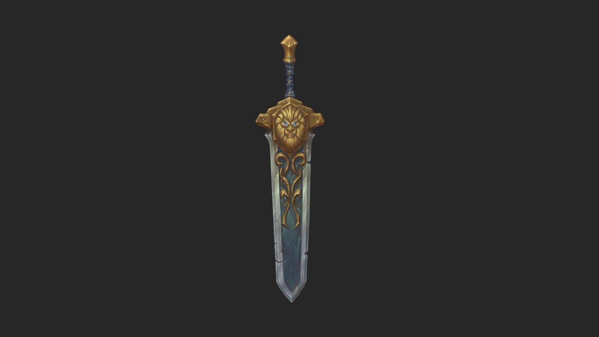 Grand Marshal's Claymore Sword- Handpainted - 3D model by max8320 ...