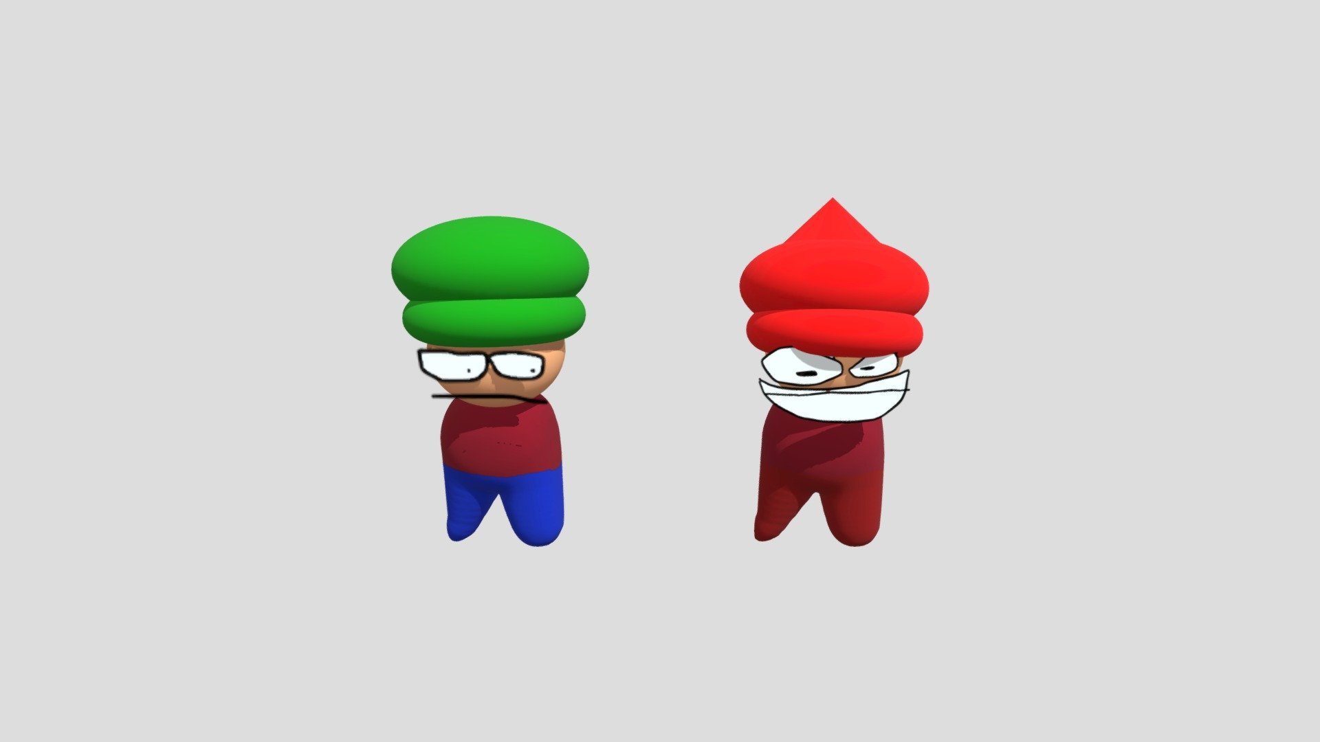 2D Expunged - Download Free 3D model by TIKY667r [e7c397f] - Sketchfab