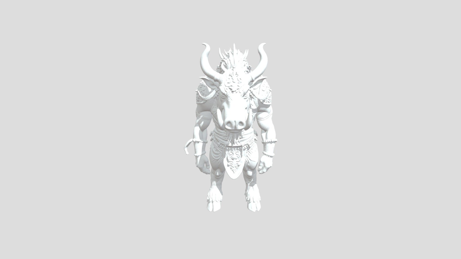 Mythical boar demigod - 3D model by utsavpanchal961 [e7c51b6] - Sketchfab