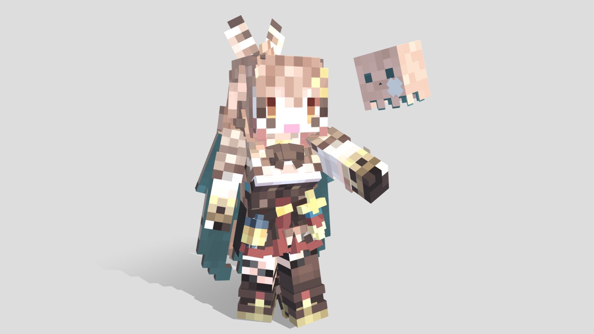 Nanashi Mumei 2.0 (Download) - 3D model by NekuroMC [e7c5ce8] - Sketchfab