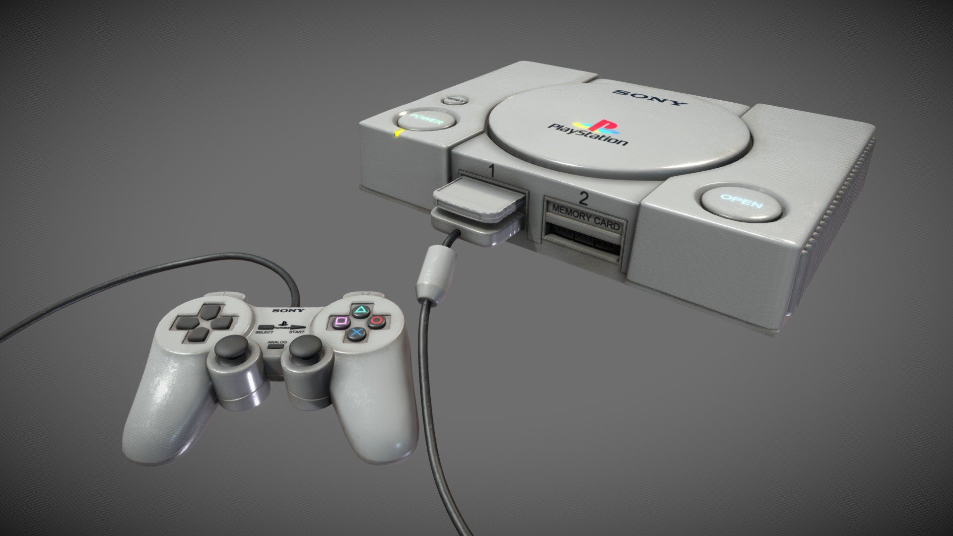 Playstation - 3D model by Dani Saornil (@Dani.Saornil) [e7c60f1 ...