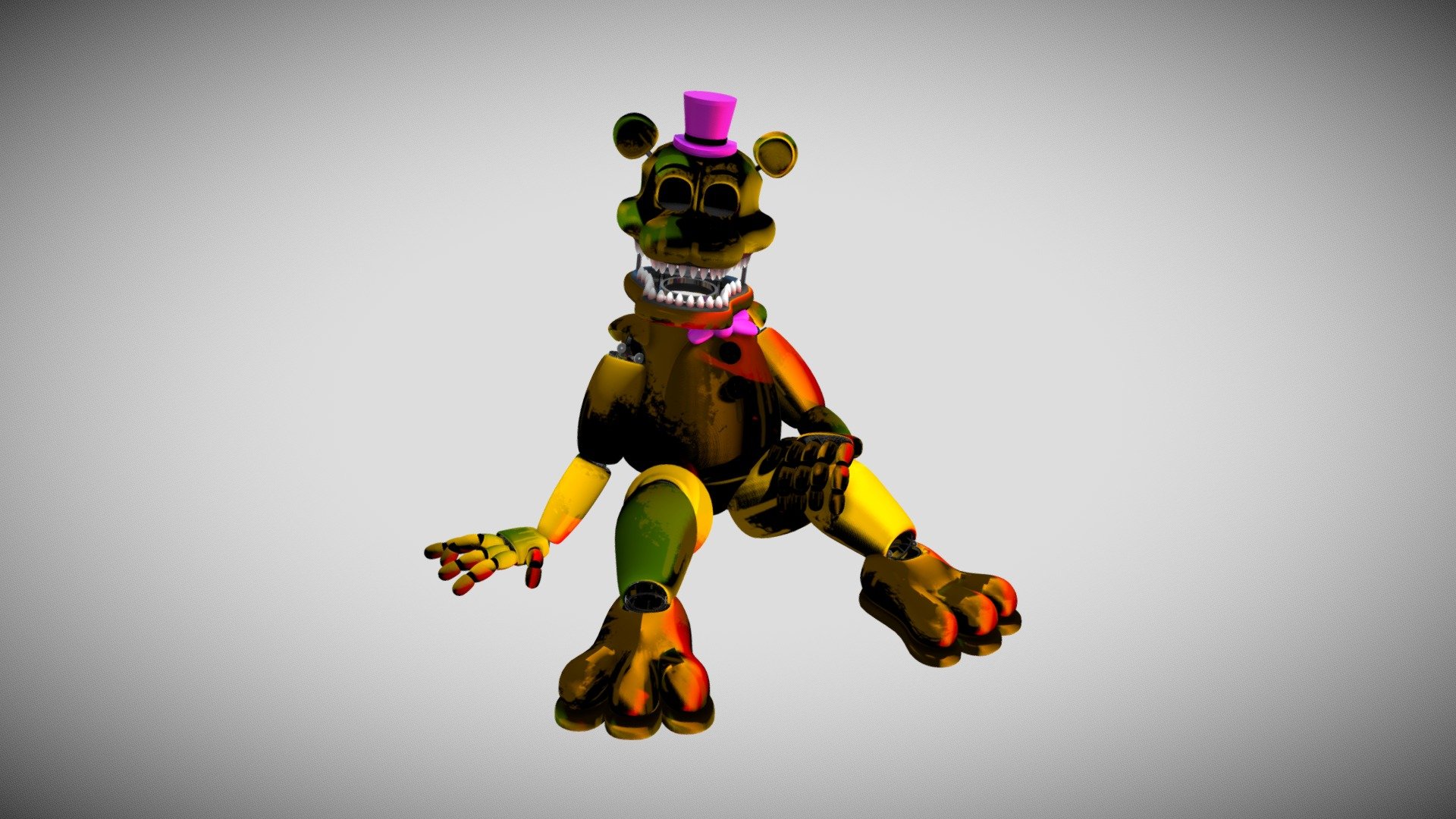 TNK Fredbear - Download Free 3D model by skylajade69 [e7c7d18] - Sketchfab