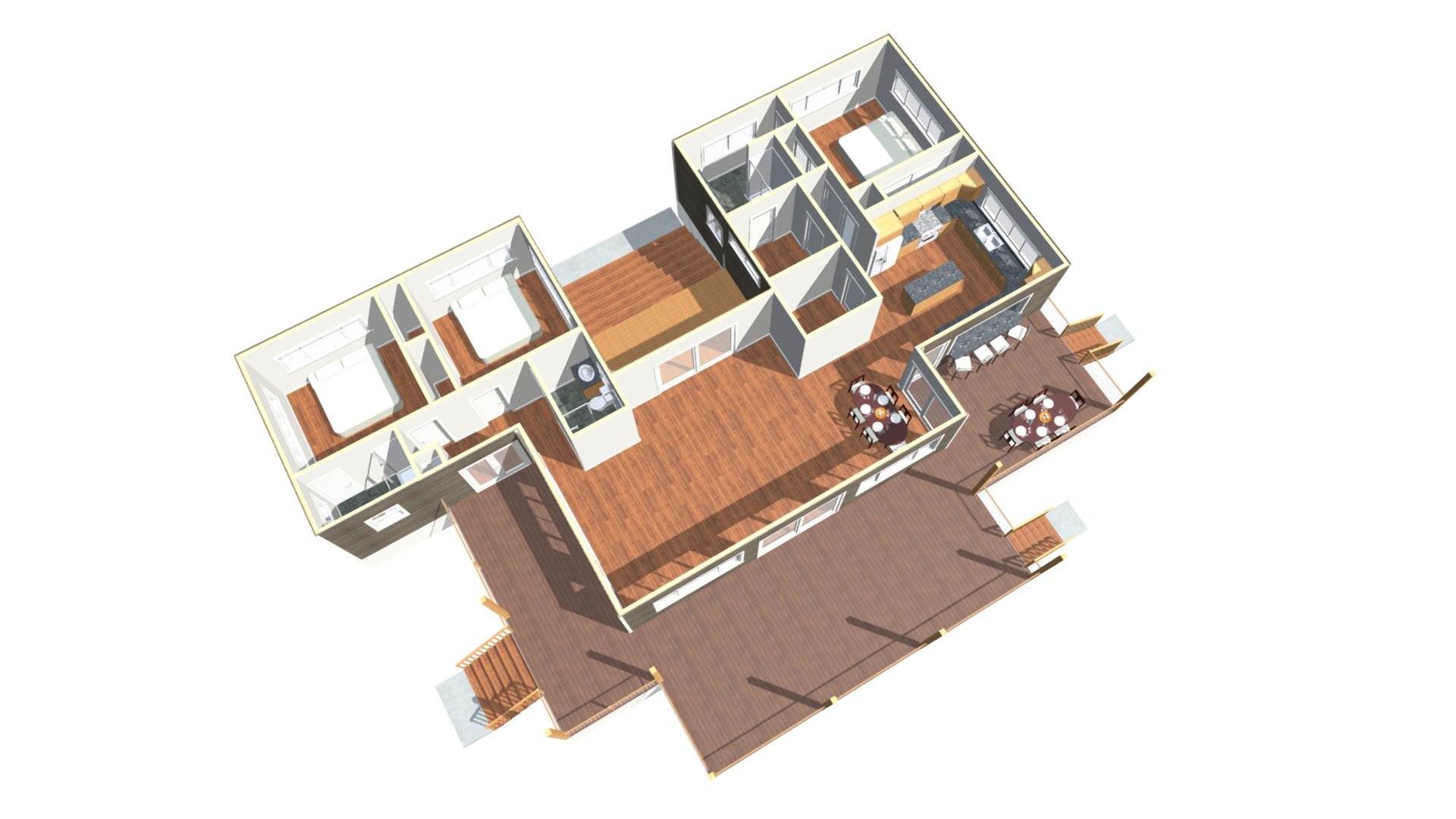 North Star PLAN 3 FLOOR VIEW - 3D model by Pro Draft, Inc. (@prodraft ...