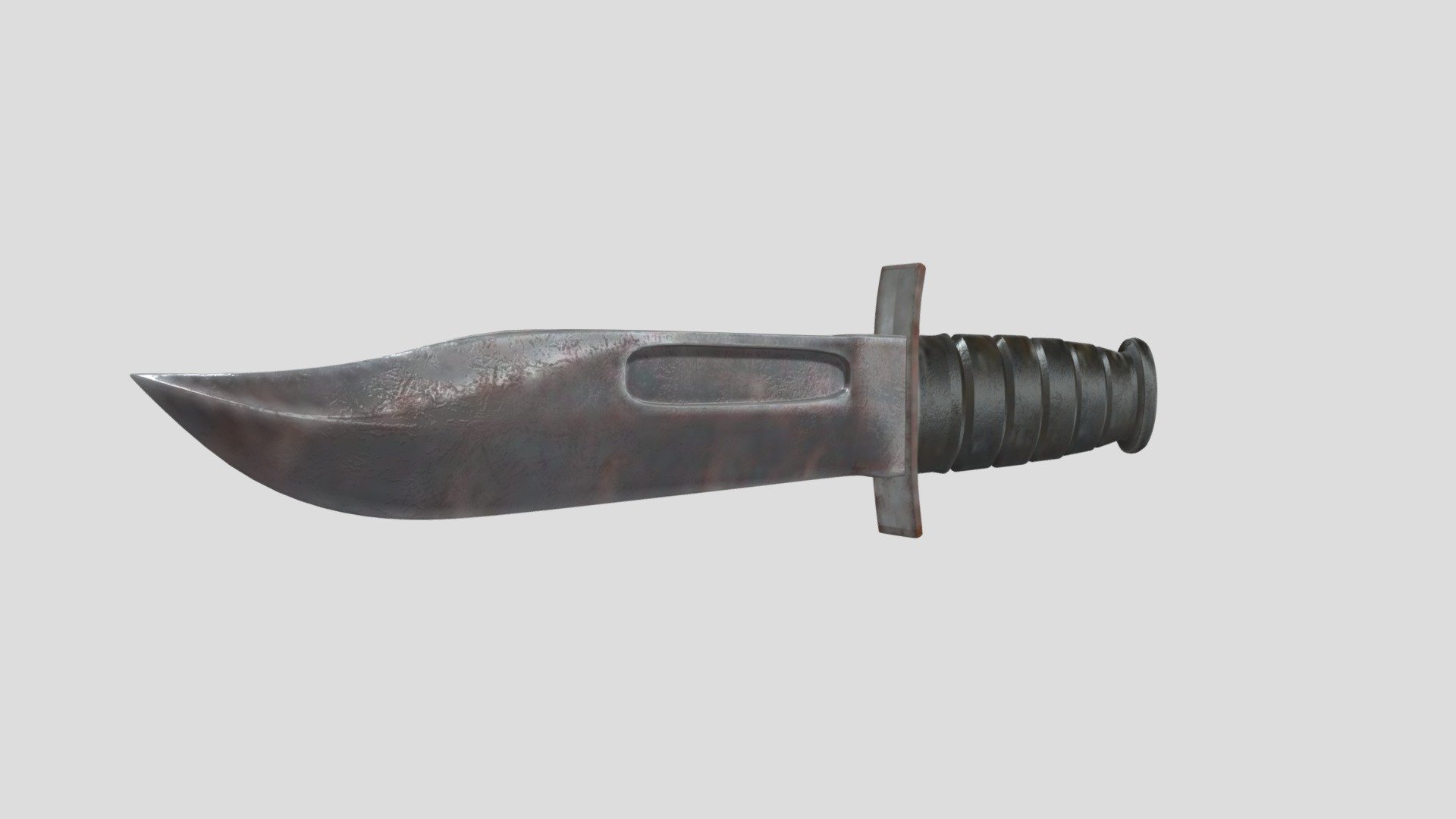 Combat Knife - 3D model by martinmathew1702 [e7c9501] - Sketchfab