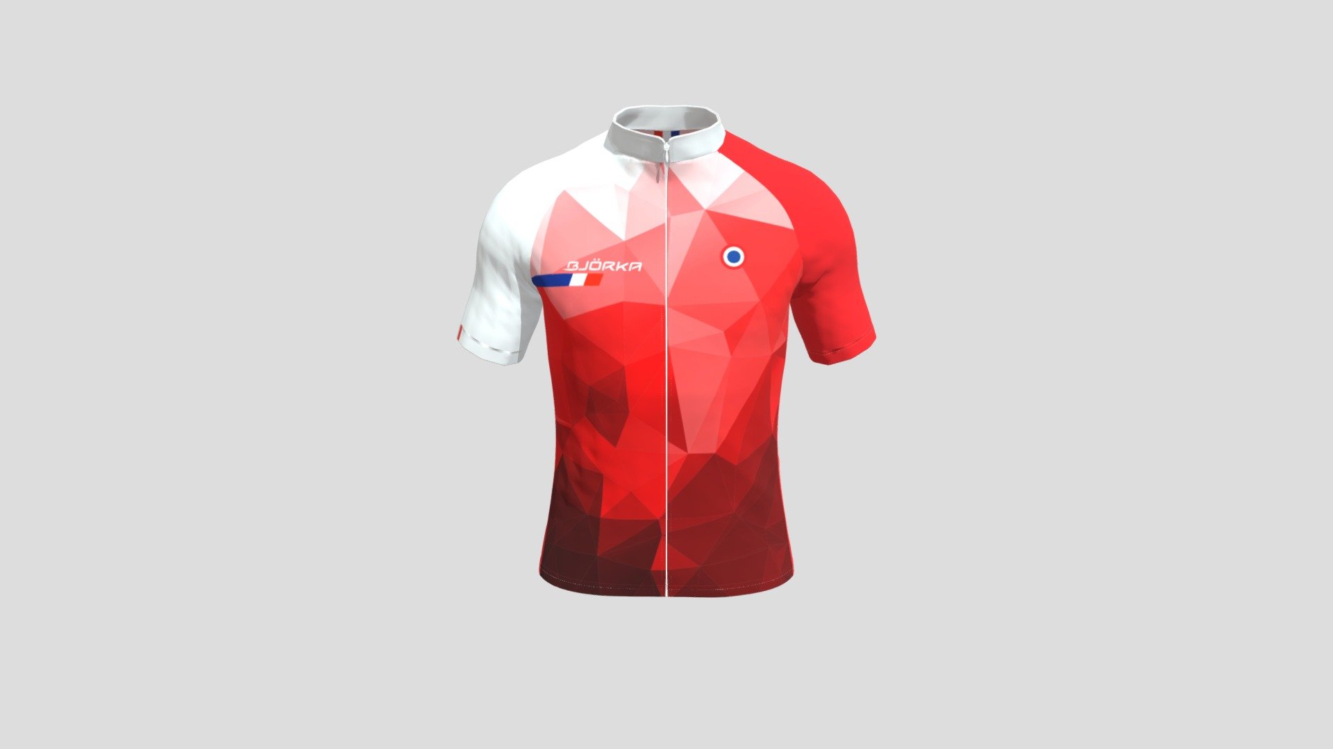 Cycling-raglan-short-sleeve-fullzip-rev3 - 3D model by Bjorkadesign ...