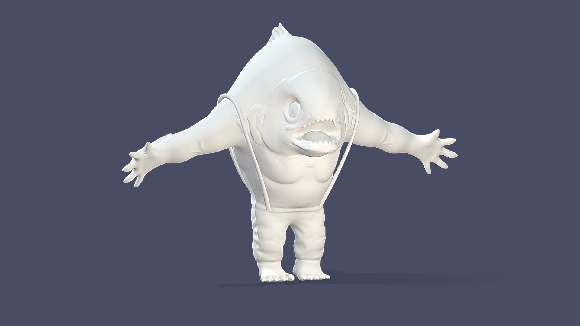 Fishman - 3D model by hdesauts [e7ca95c] - Sketchfab