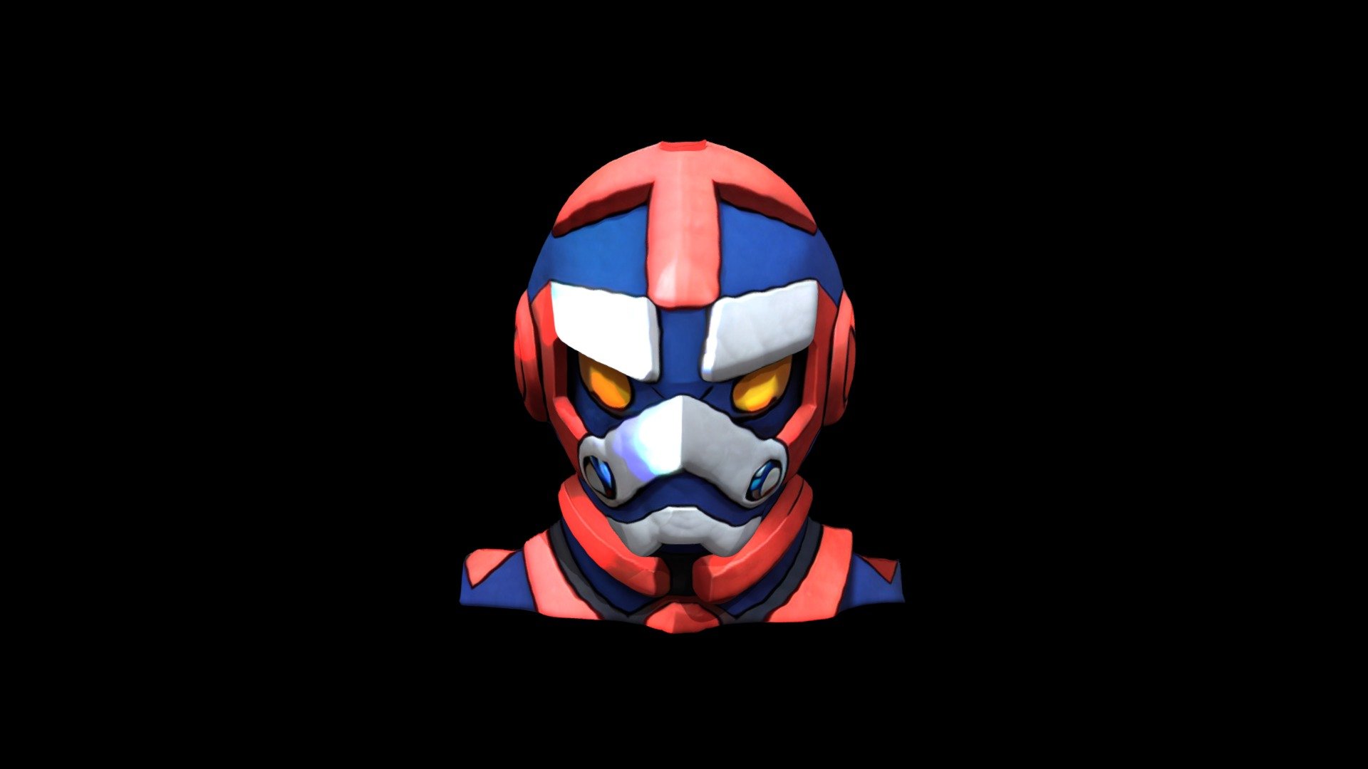 Helmet Mask Robot Cartoon 1205 - Download Free 3D model by klrxyz ...