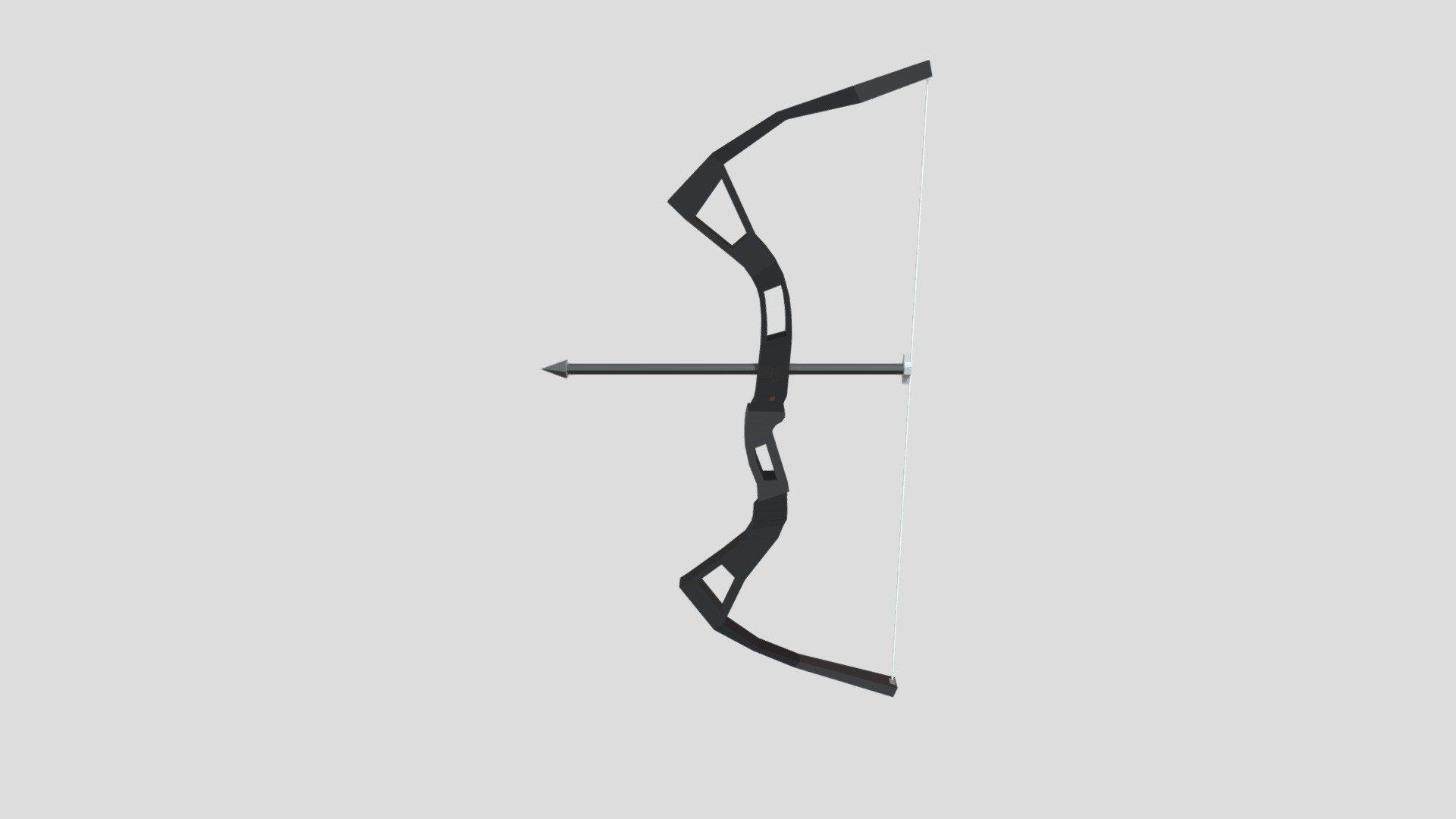 Low Poly - Bow&Arrow - Download Free 3D model by KTcovy (@elkera ...