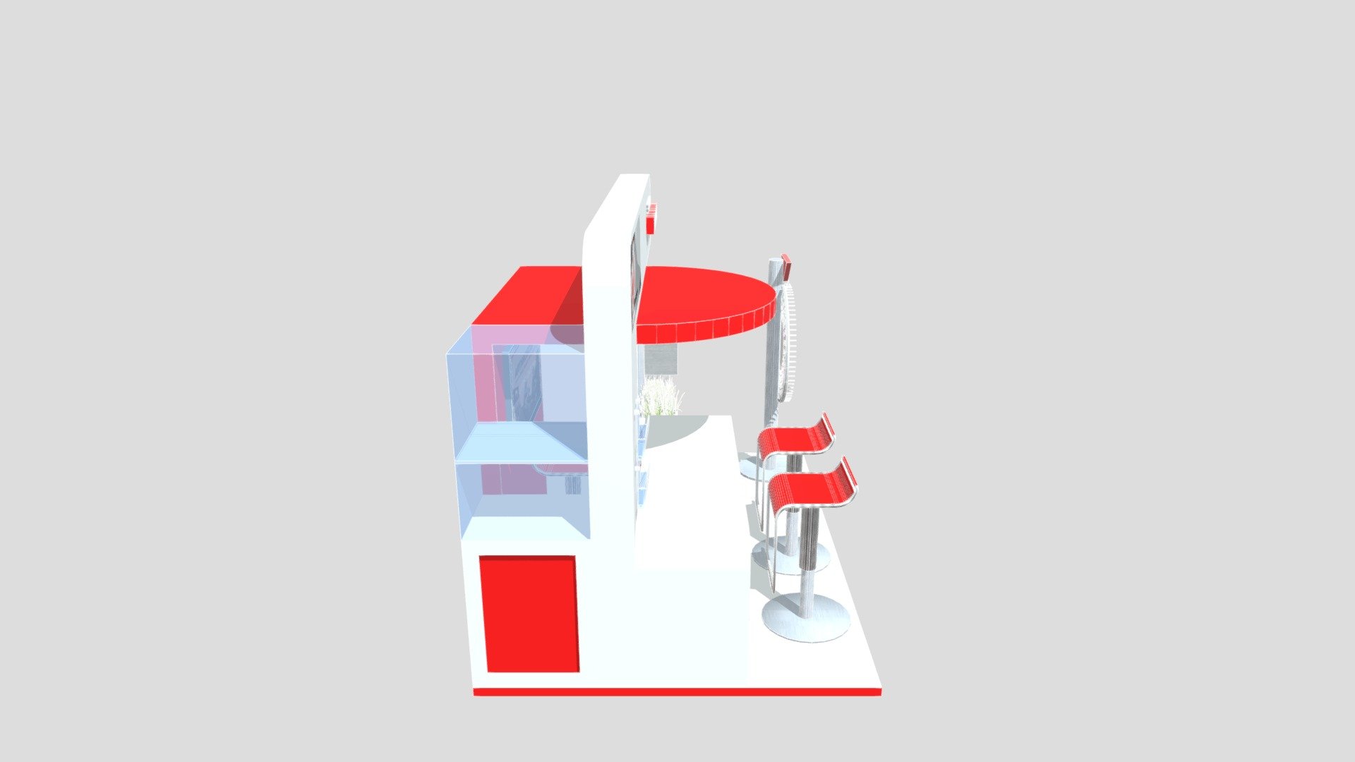 Booth exhibit - Download Free 3D model by Donkeykong287 [e7cc75c ...