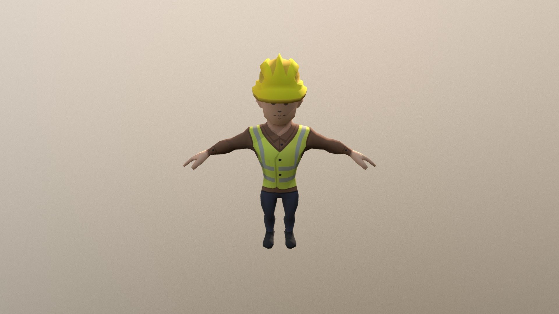 Construction Worker 01 - 3D model by motionace3d [e7cc894] - Sketchfab