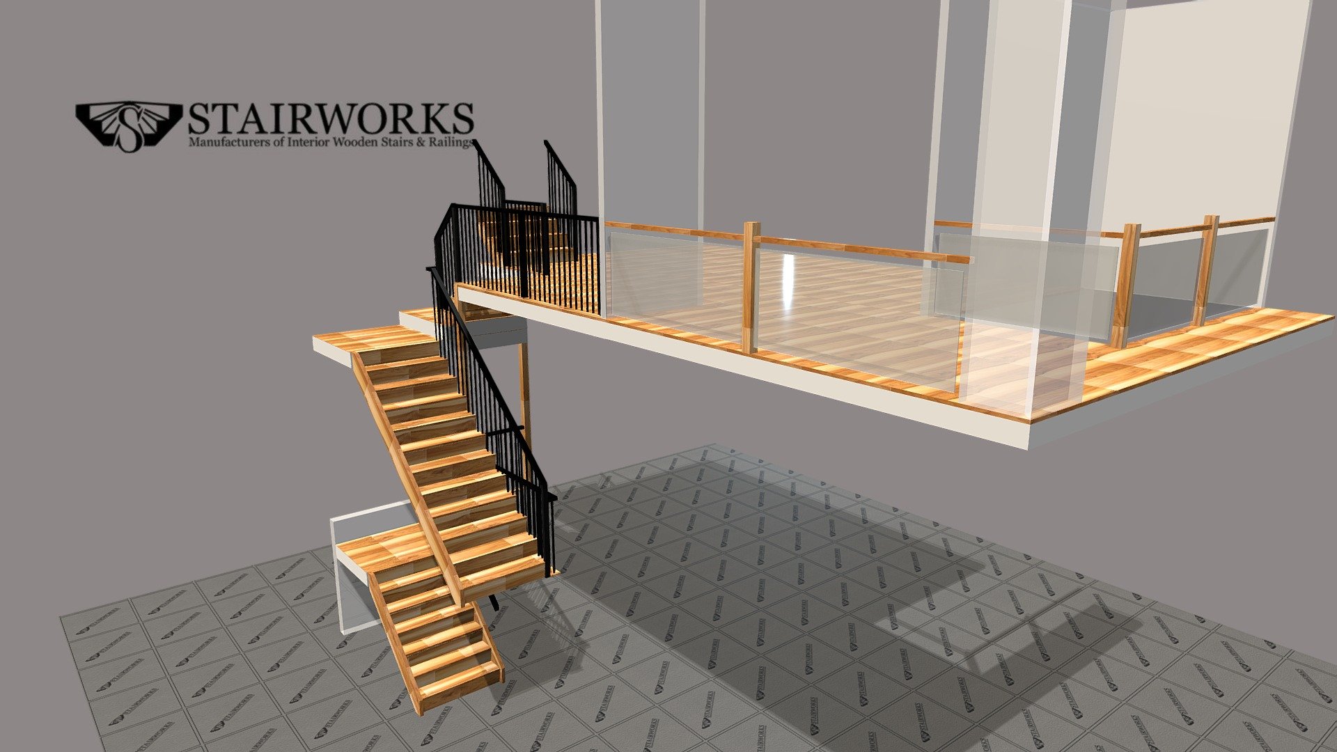 INSPIRED_20_BELLEVUE_STAIR_DESIGN_rev1_OPTION B_ - 3D model by STW ...