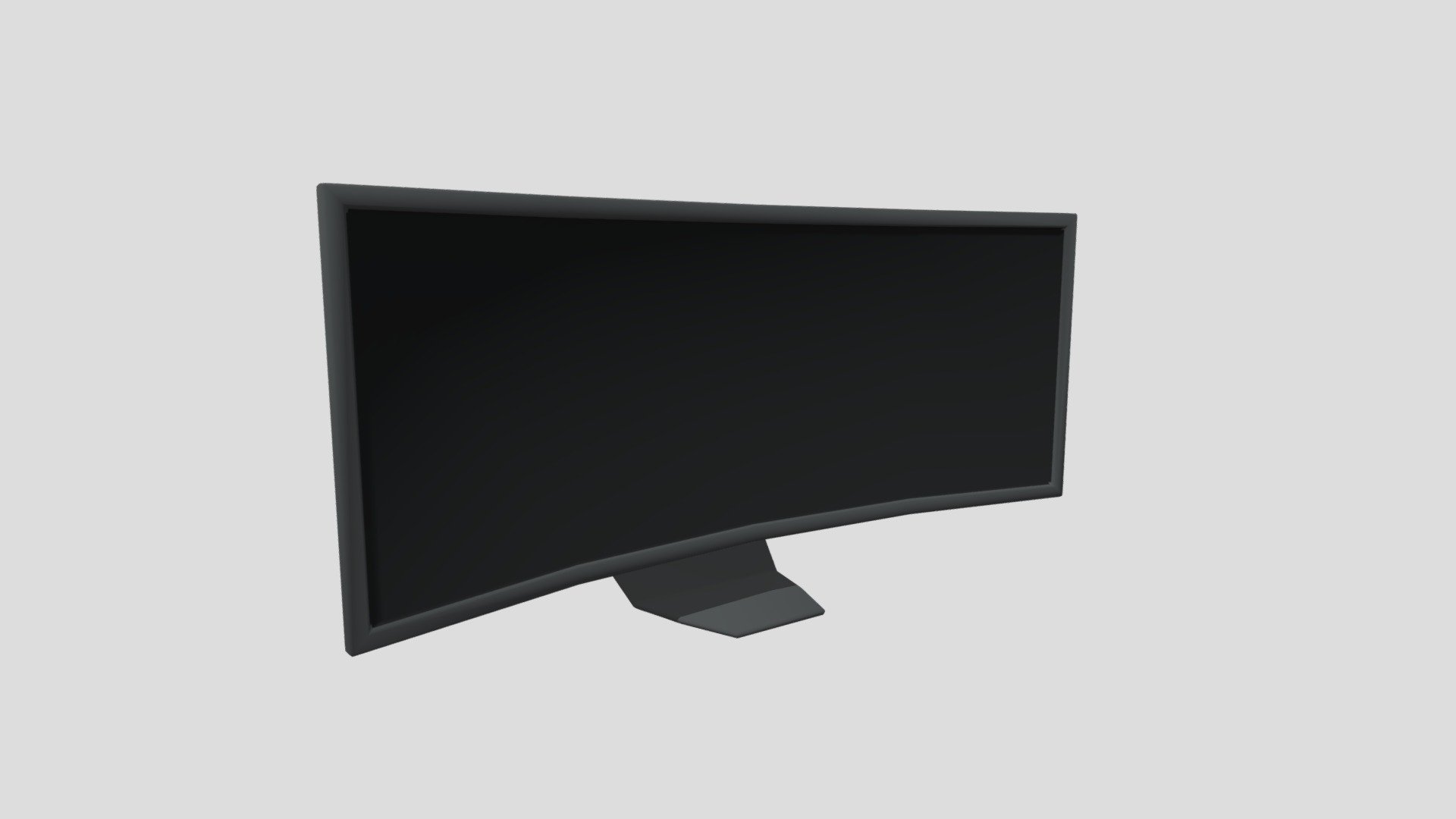Model Curved Screen - Download Free 3D model by Tekila (@tekila02 ...