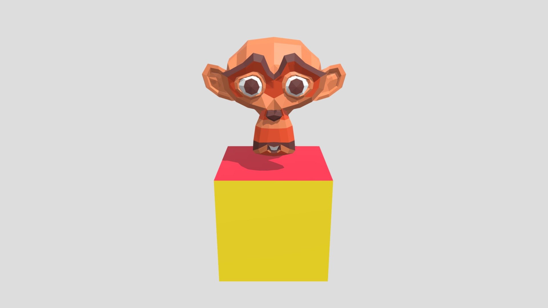 Monyet Ganteng - 3D model by naurahmeilani [e7ce43c] - Sketchfab