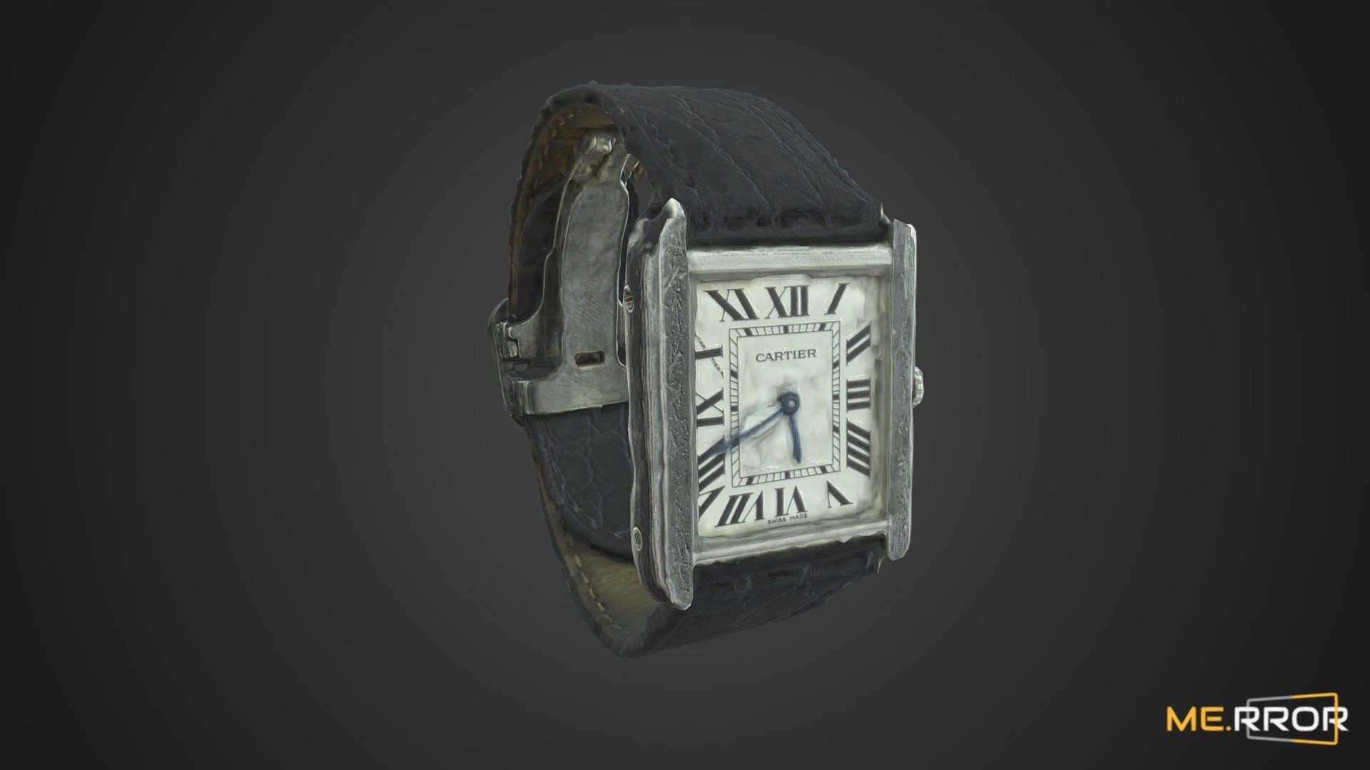 Cartier Watch leather strap - Buy Royalty Free 3D model by ME.RROR ...