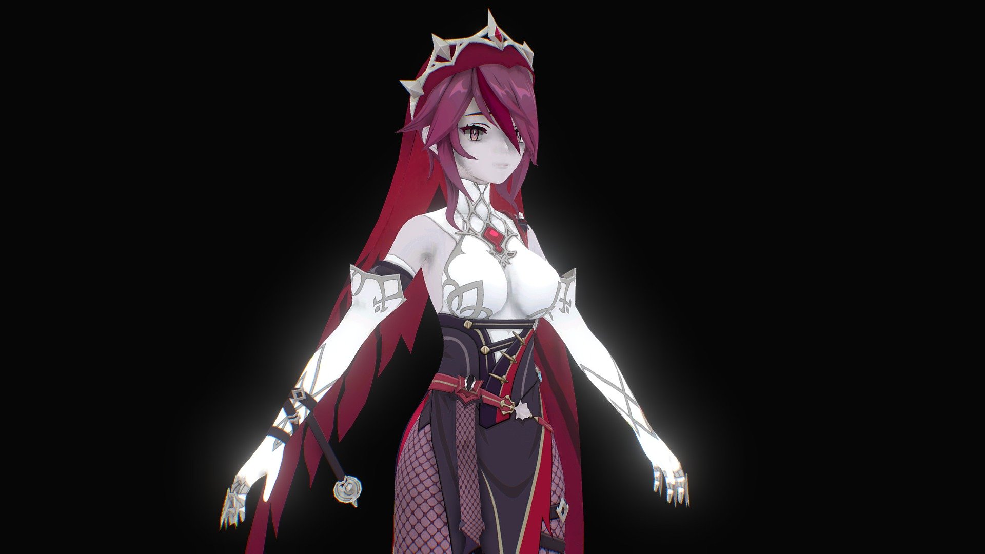 Rosaria | genshin impact - Download Free 3D model by sxnneh [e7cebdc ...
