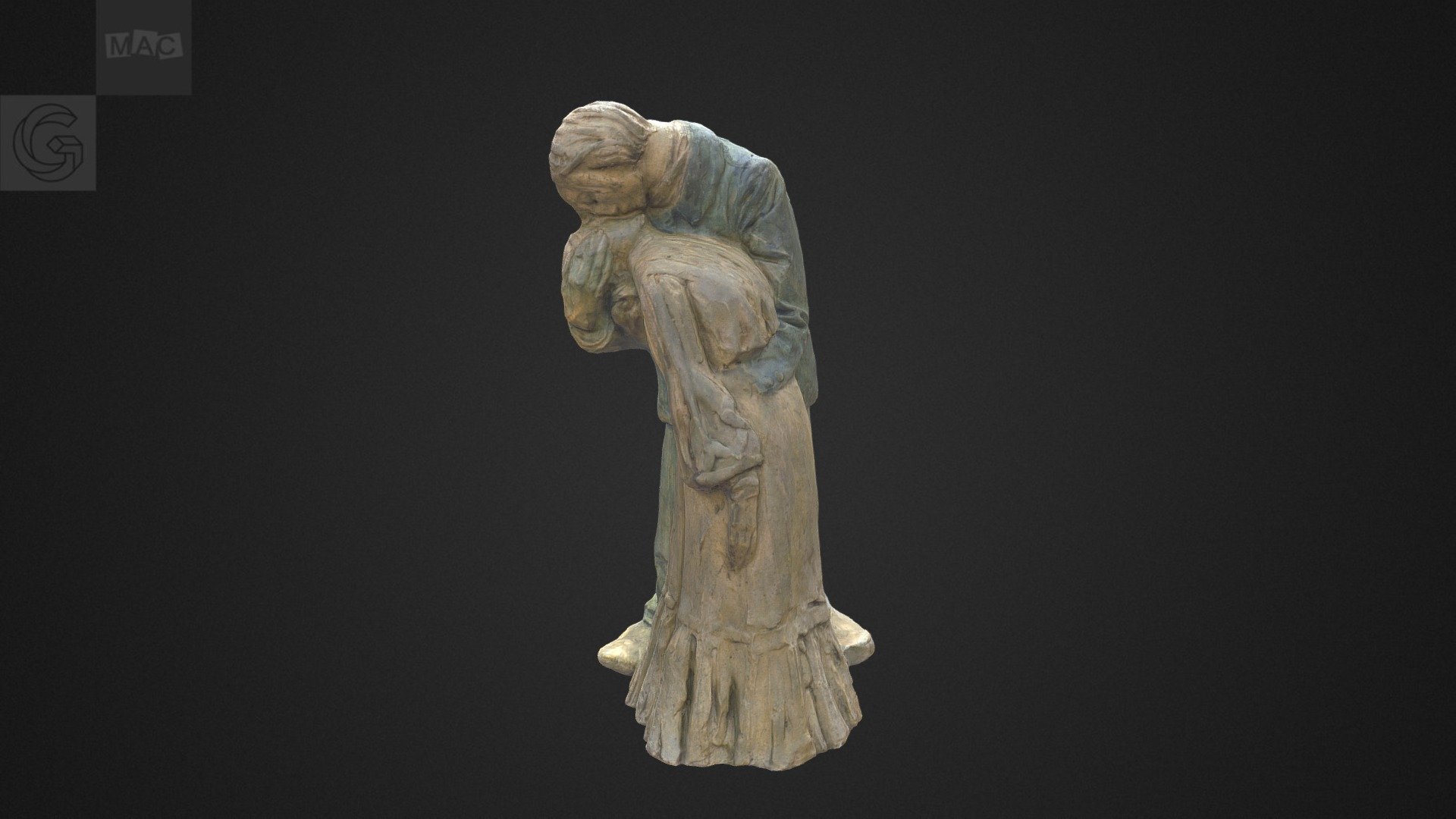El petó d’Ismael Smith, Museu Art Cerdanyola - Download Free 3D model ...