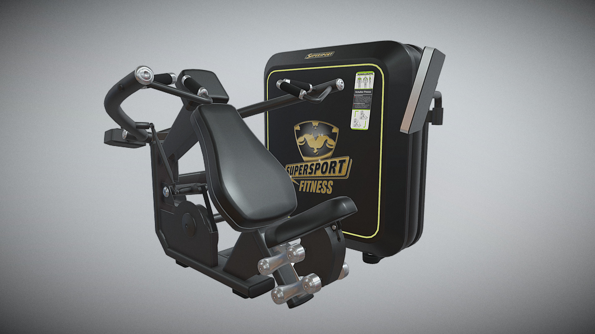 SHOULDER PRESS - 3D model by supersport-fitness [e7d1503] - Sketchfab