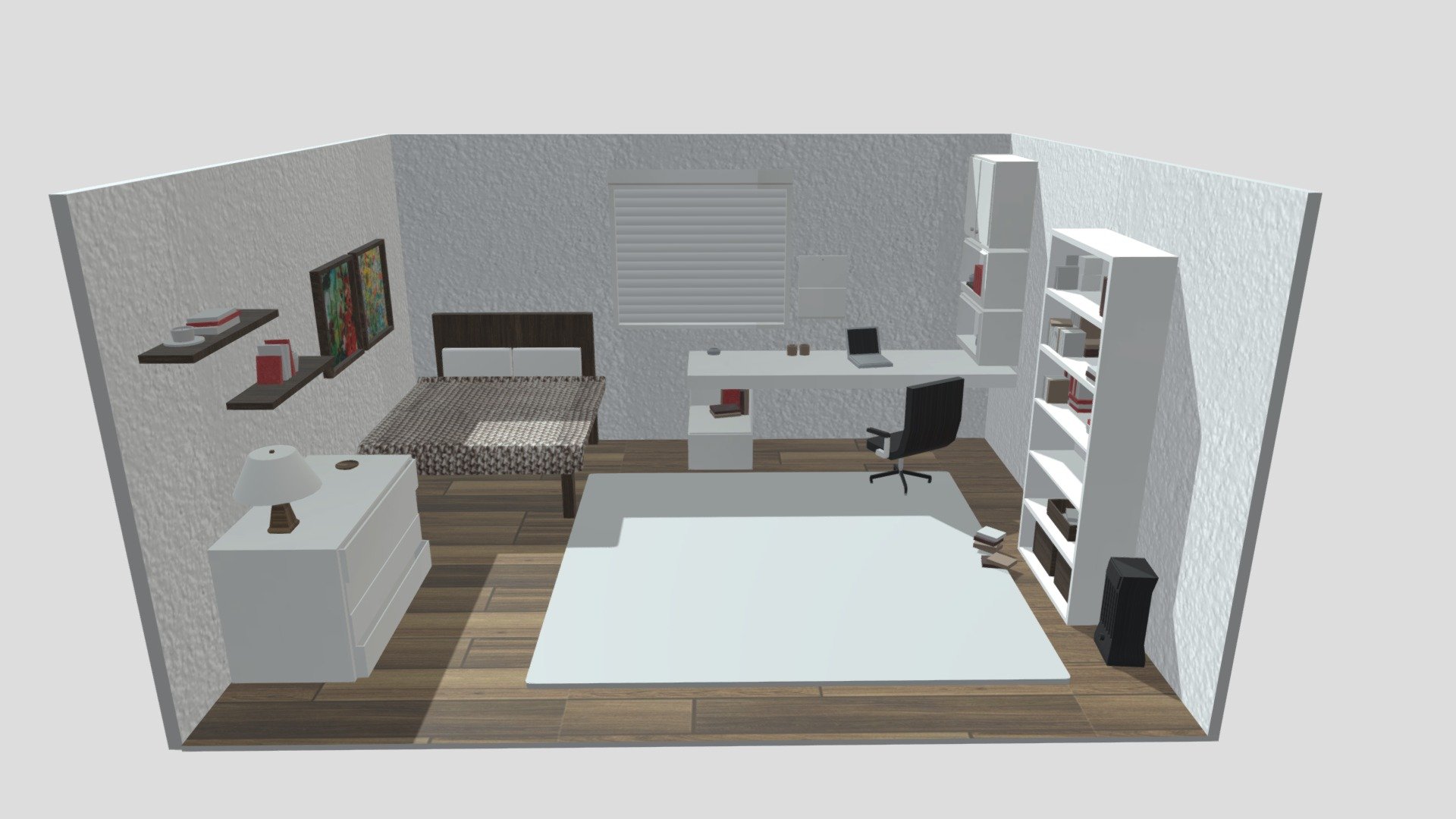 Module 13 Bedroom Final - 3D model by Chloe Garcia (@chloergarcia ...