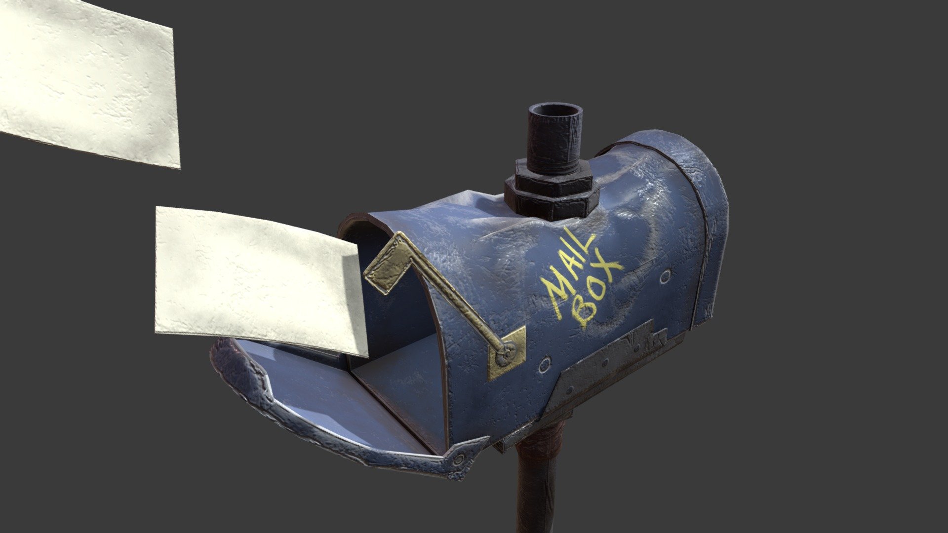 Mailbox Hammer hero prop - 3D model by k_Helferty99 [e7d346b] - Sketchfab